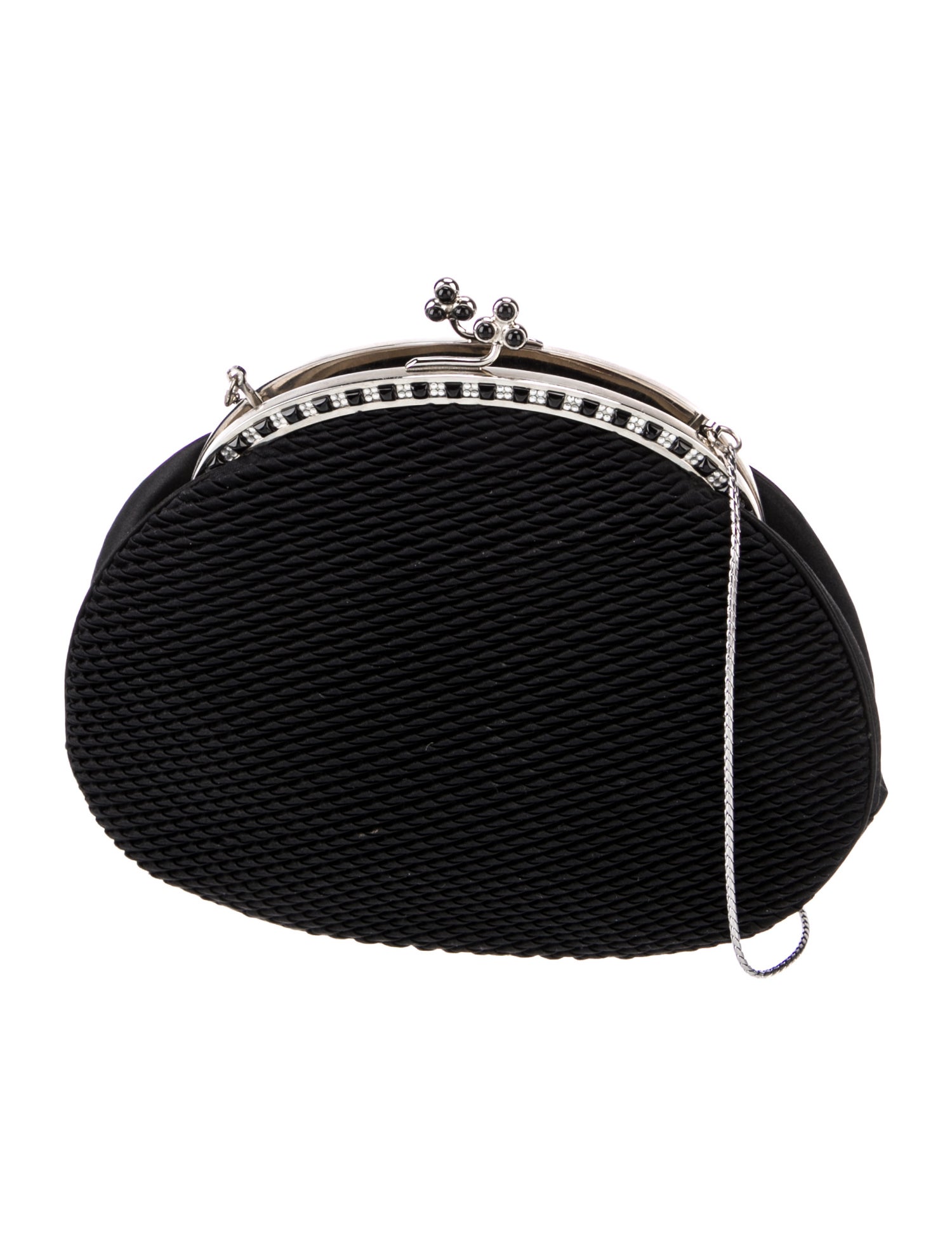 Judith Leiber Satin Evening Bag - Blue Clutches, Handbags - JUD71386 ...