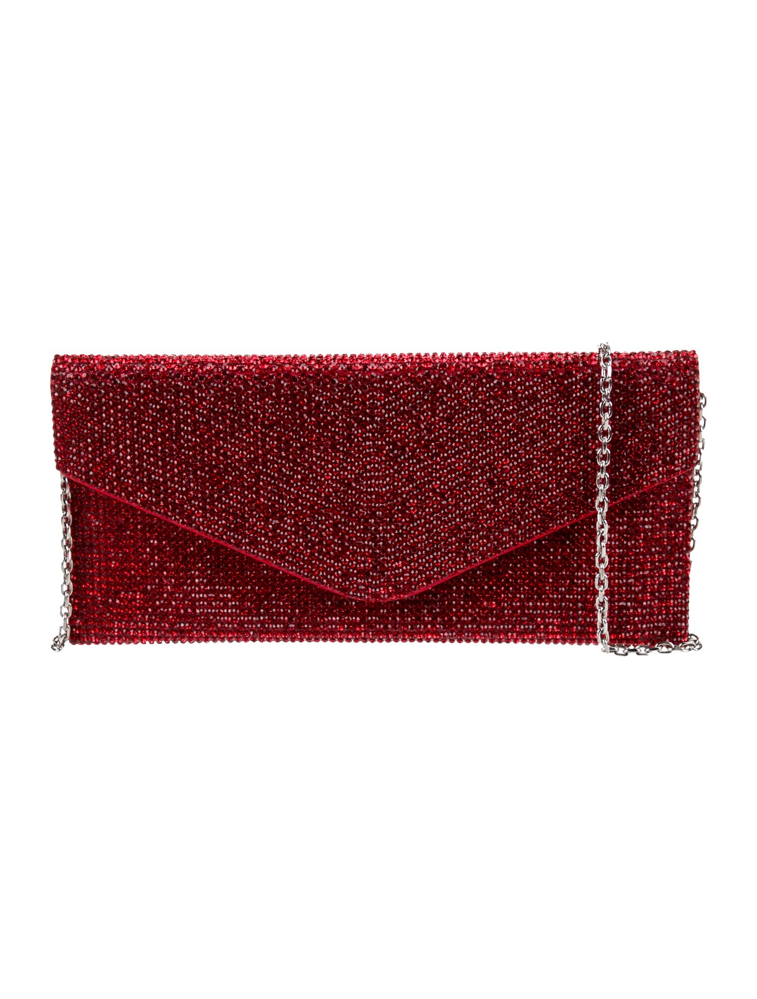 Judith Leiber Crystal Clutch - Red Clutches, Handbags - JUD71798 | The ...