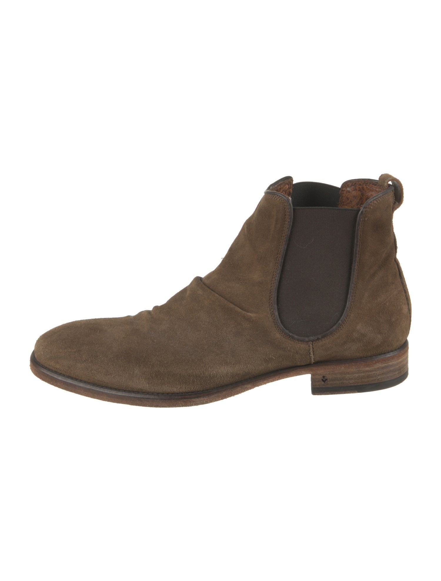 John Varvatos Suede Chelsea Boots - Brown Boots, Shoes - JVA55315 | The ...
