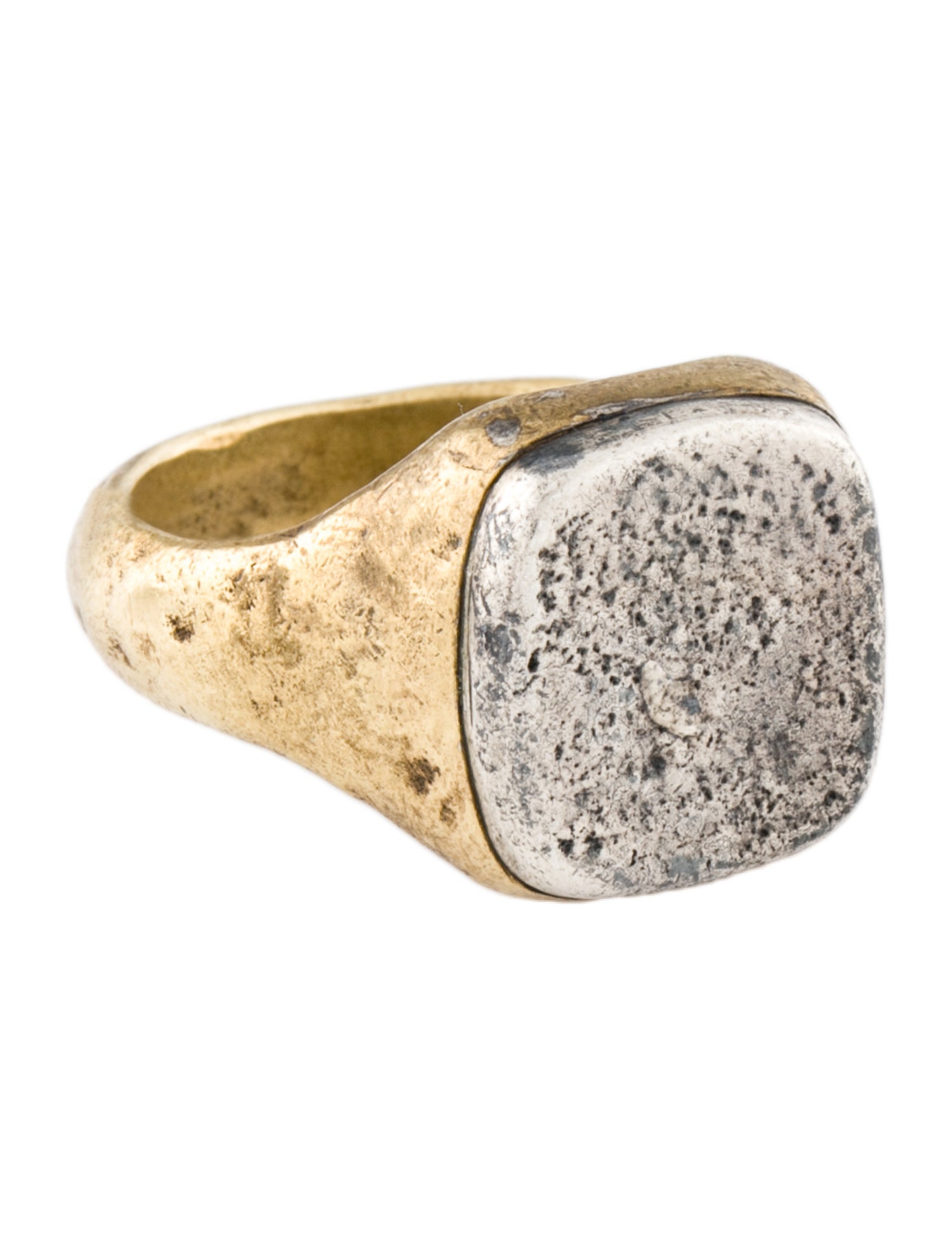 John Varvatos Two Tone Signet Ring - Signet Ring, Rings - JVA55591 ...