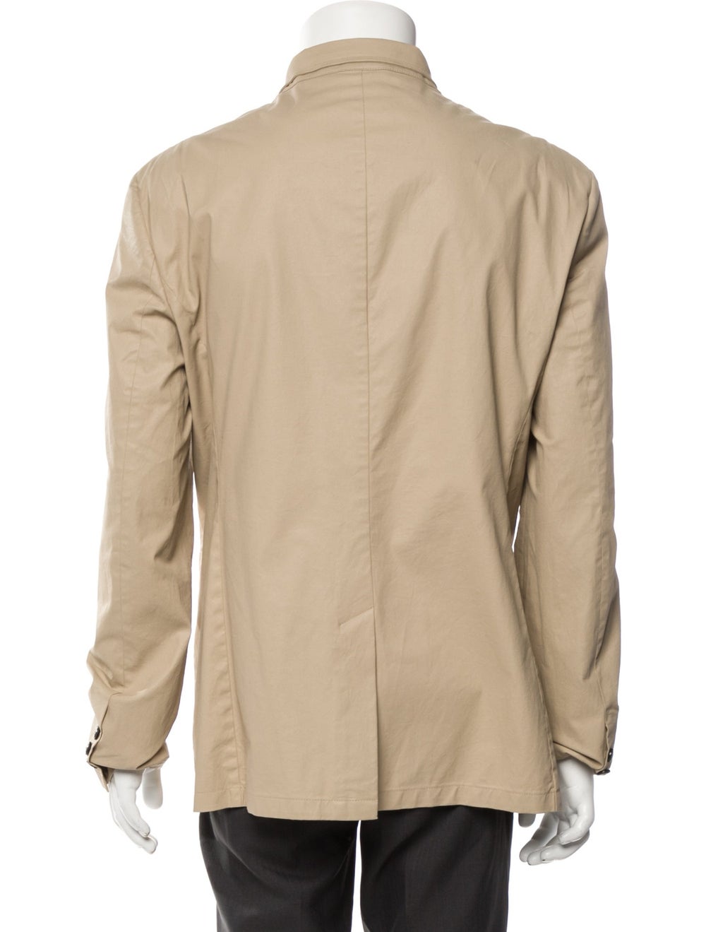 John Varvatos Jacket Brown Slit Pockets - Gem