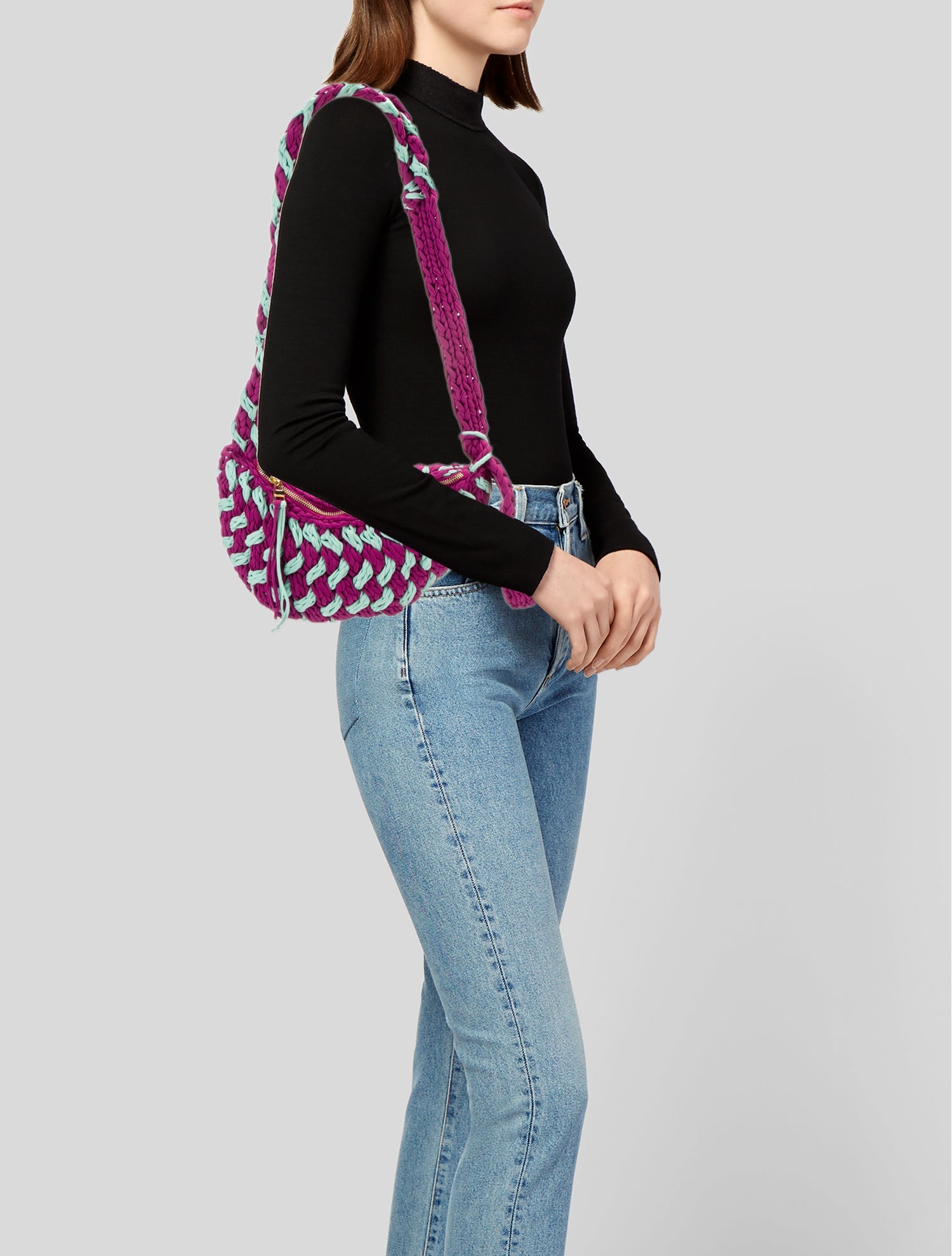 Saint Laurent Large Monogram Matelassé LouLou Bag - Black Shoulder Bags ...