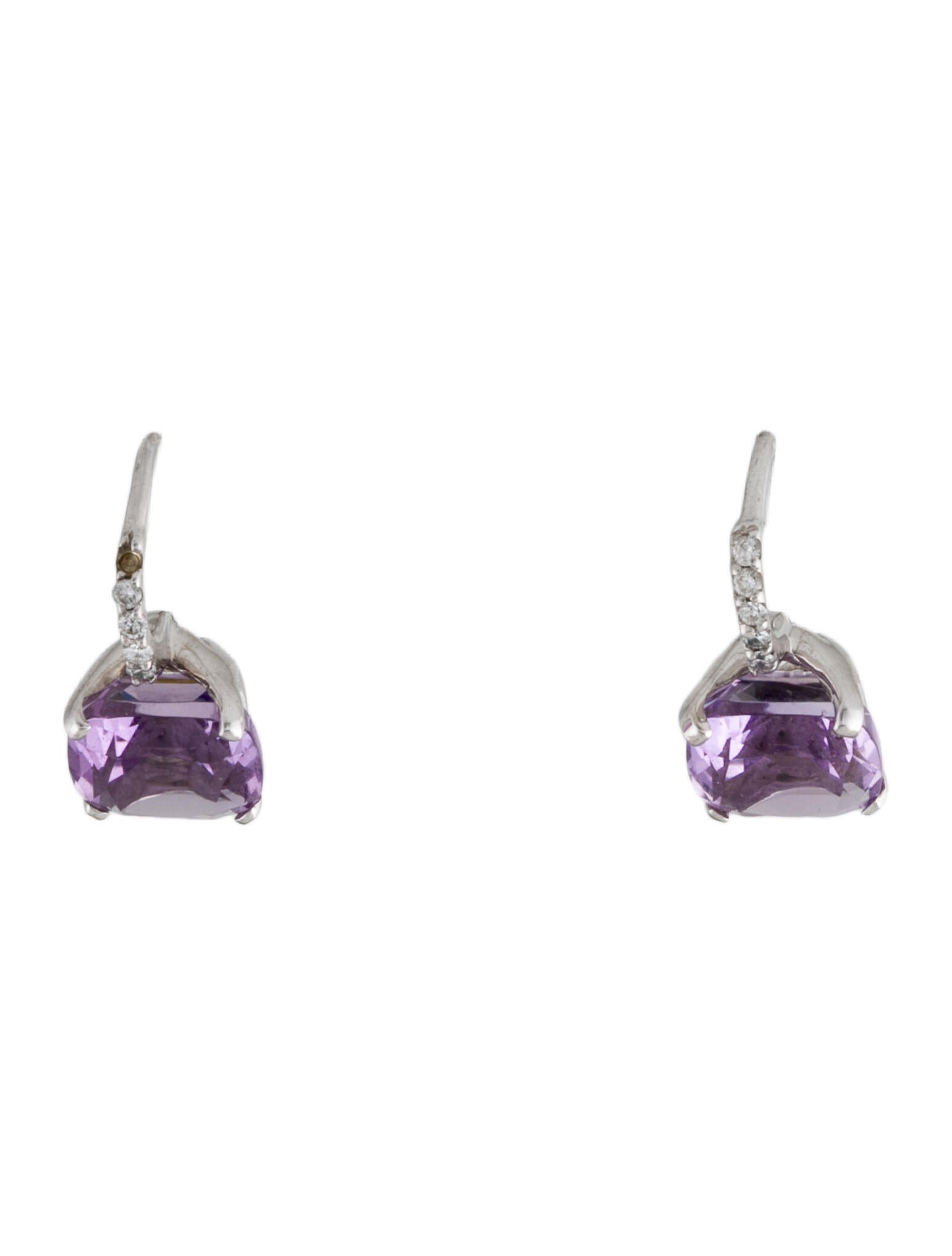 Graff Platinum Diamond Drop Earrings - 950 Platinum Drop, Earrings ...