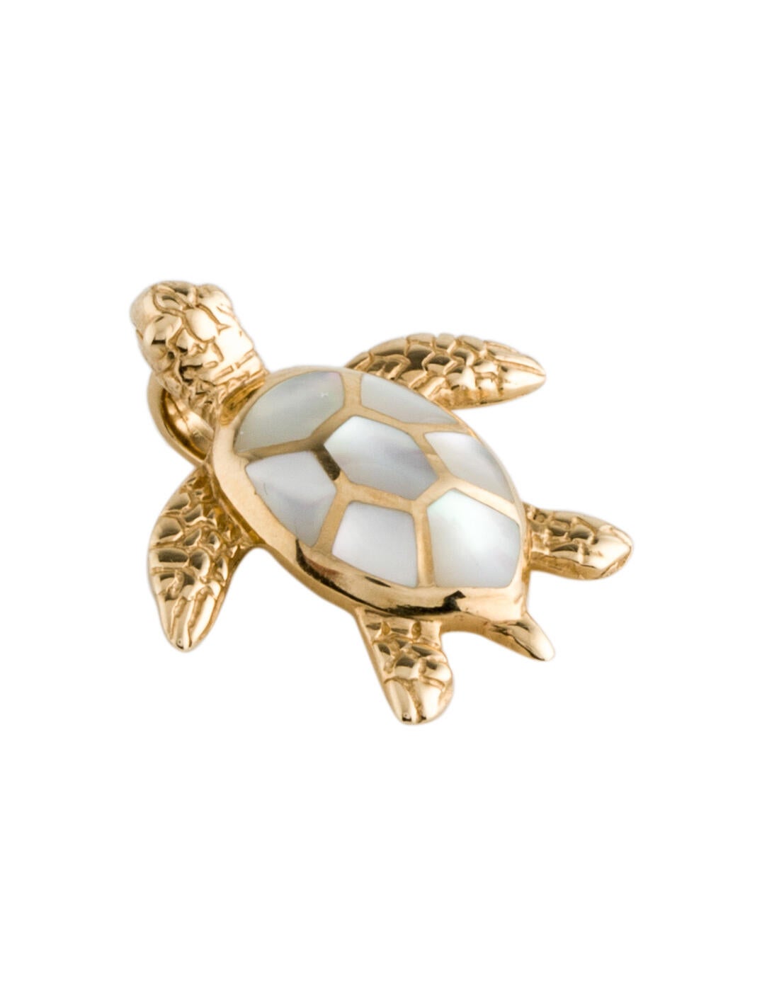Kabana 14K Mother of Pearl Sea Turtle Pendant - Pendant Necklace ...