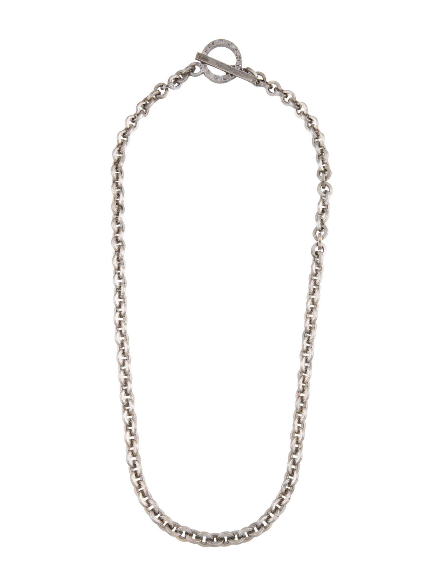 Karl Lagerfeld Chain Necklace - Silver-Tone Metal Chain, Necklaces ...