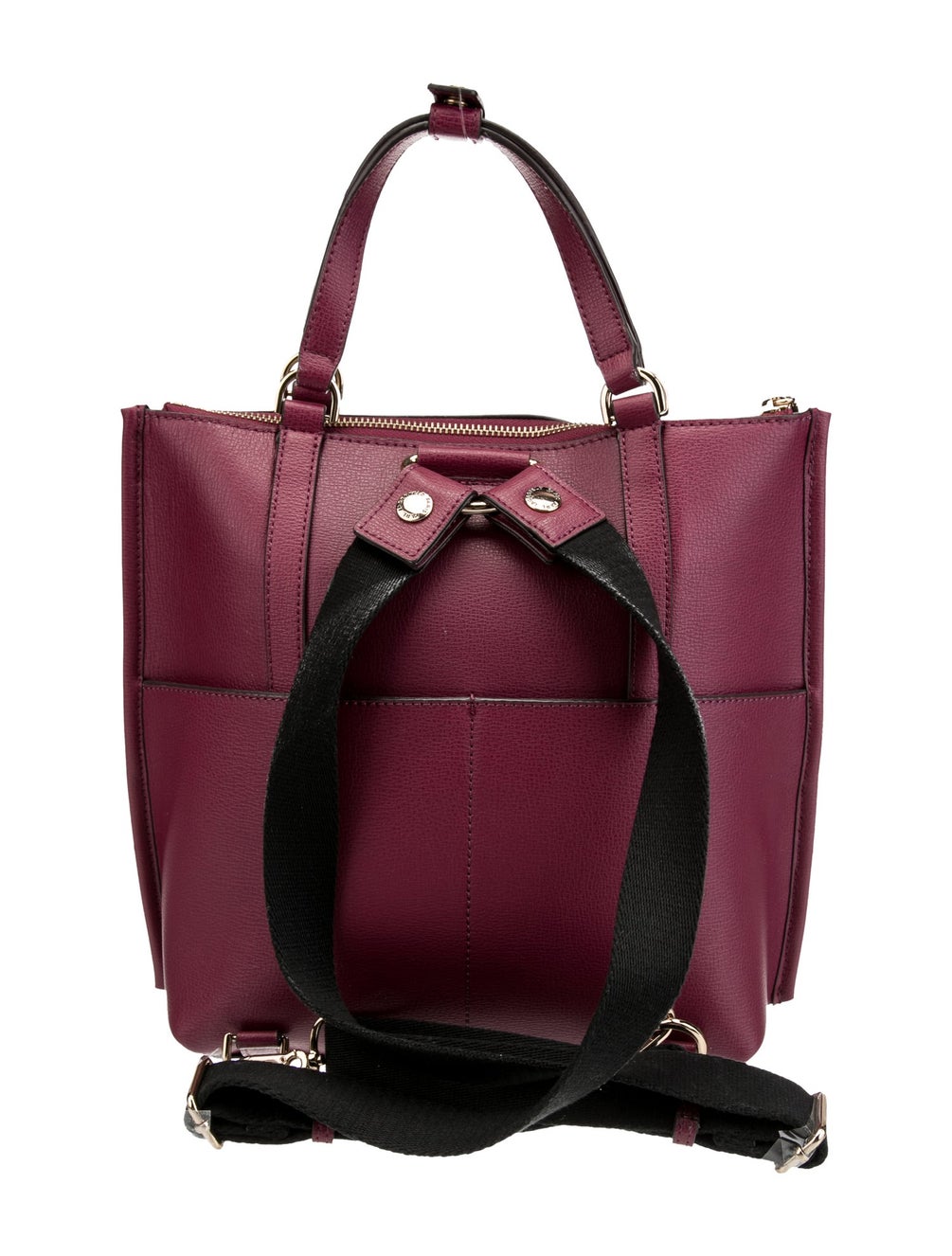 Karl Lagerfeld Leather Backpack - Purple Backpacks, Handbags - KAL40034 ...