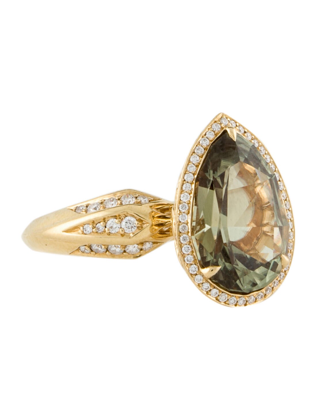 Kat Florence 18K Zultanite & Diamond Cocktail Ring - Cocktail Ring ...