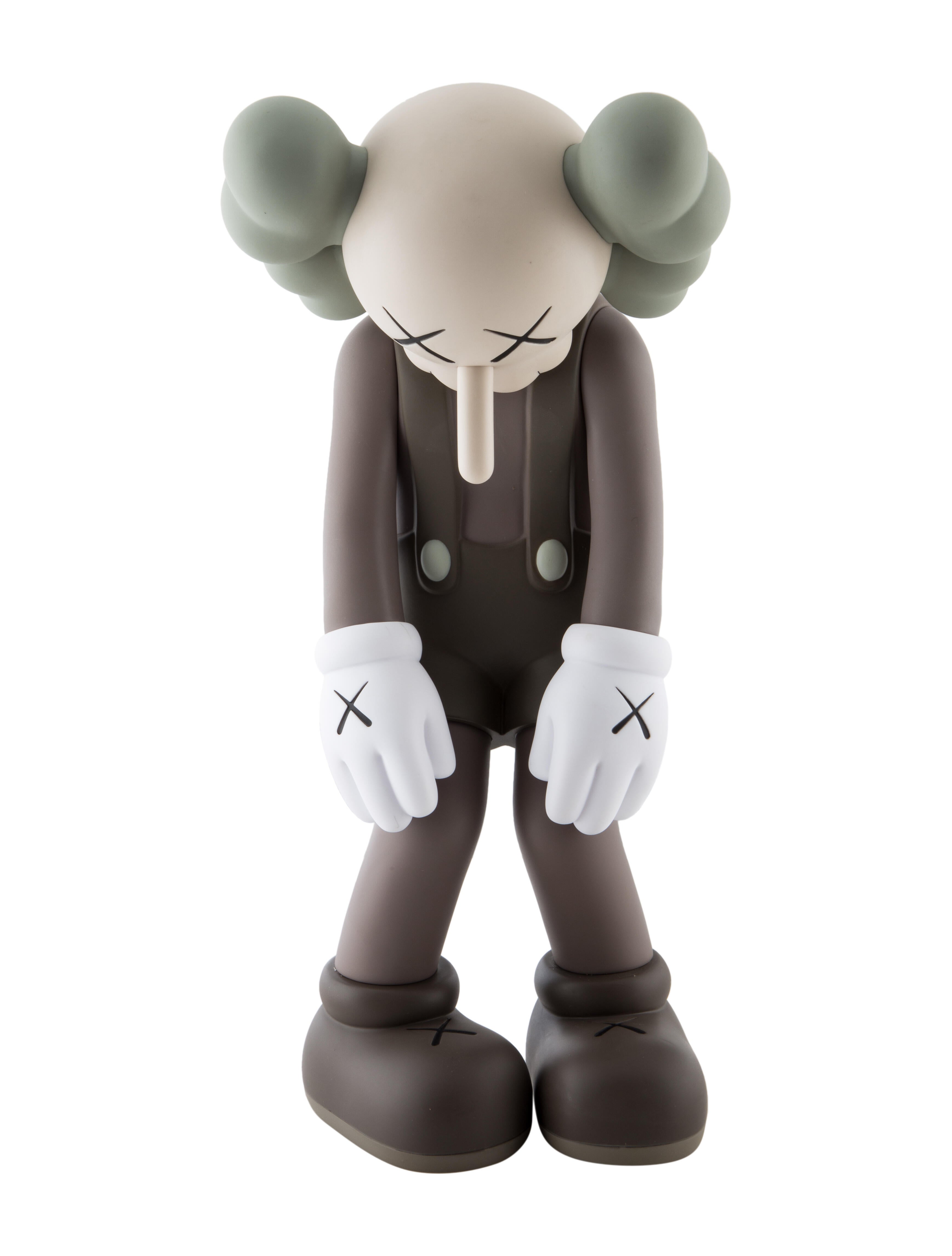 KAWS Small Lie Companion Vinyl Figure - Brown Figures, Collectibles ...