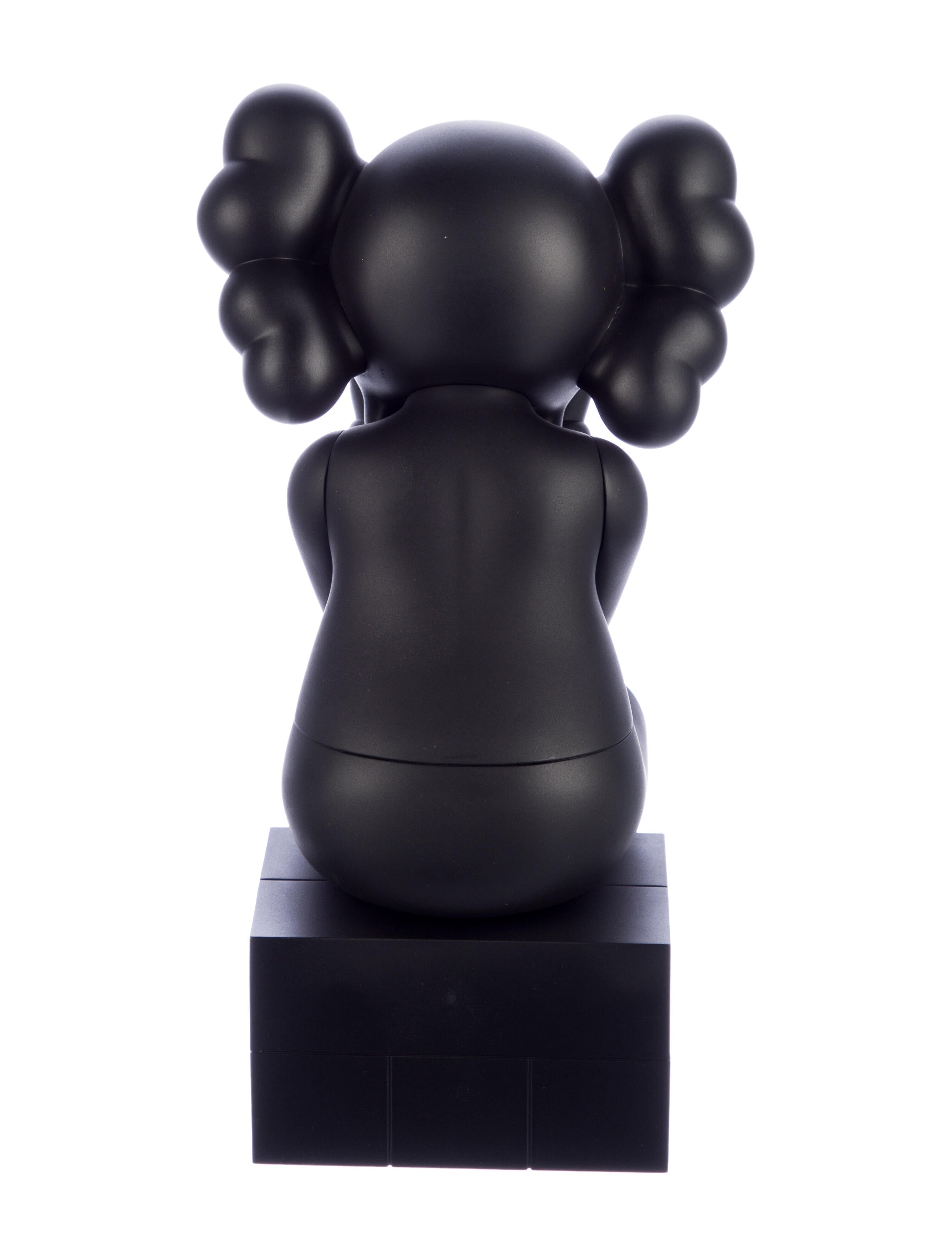 KAWS x Medicom Black Companion Flayed Open Edition Vinyl Figure - Black ...