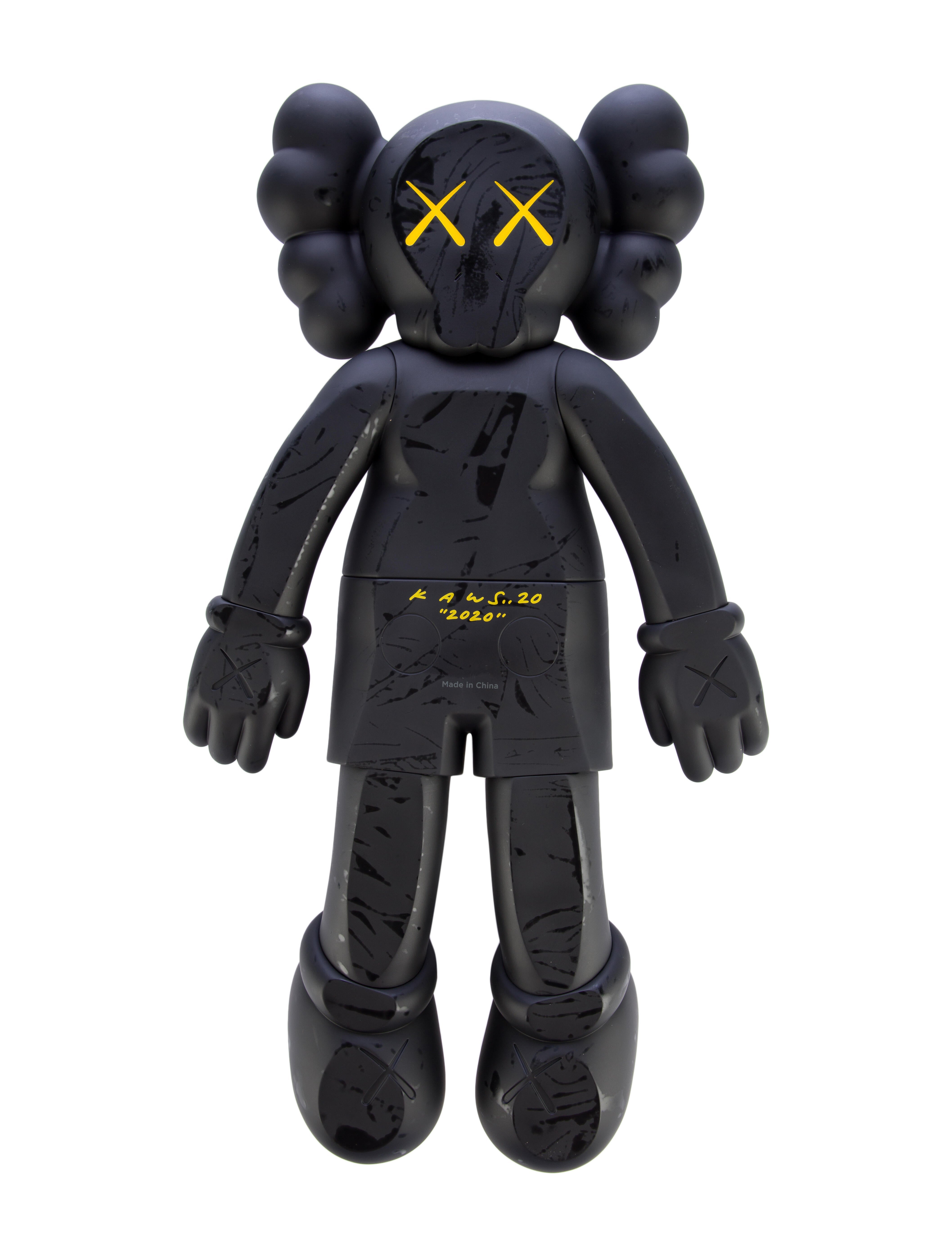 KAWS Companion 2020 Vinyl Figure - Black Figures, Collectibles ...