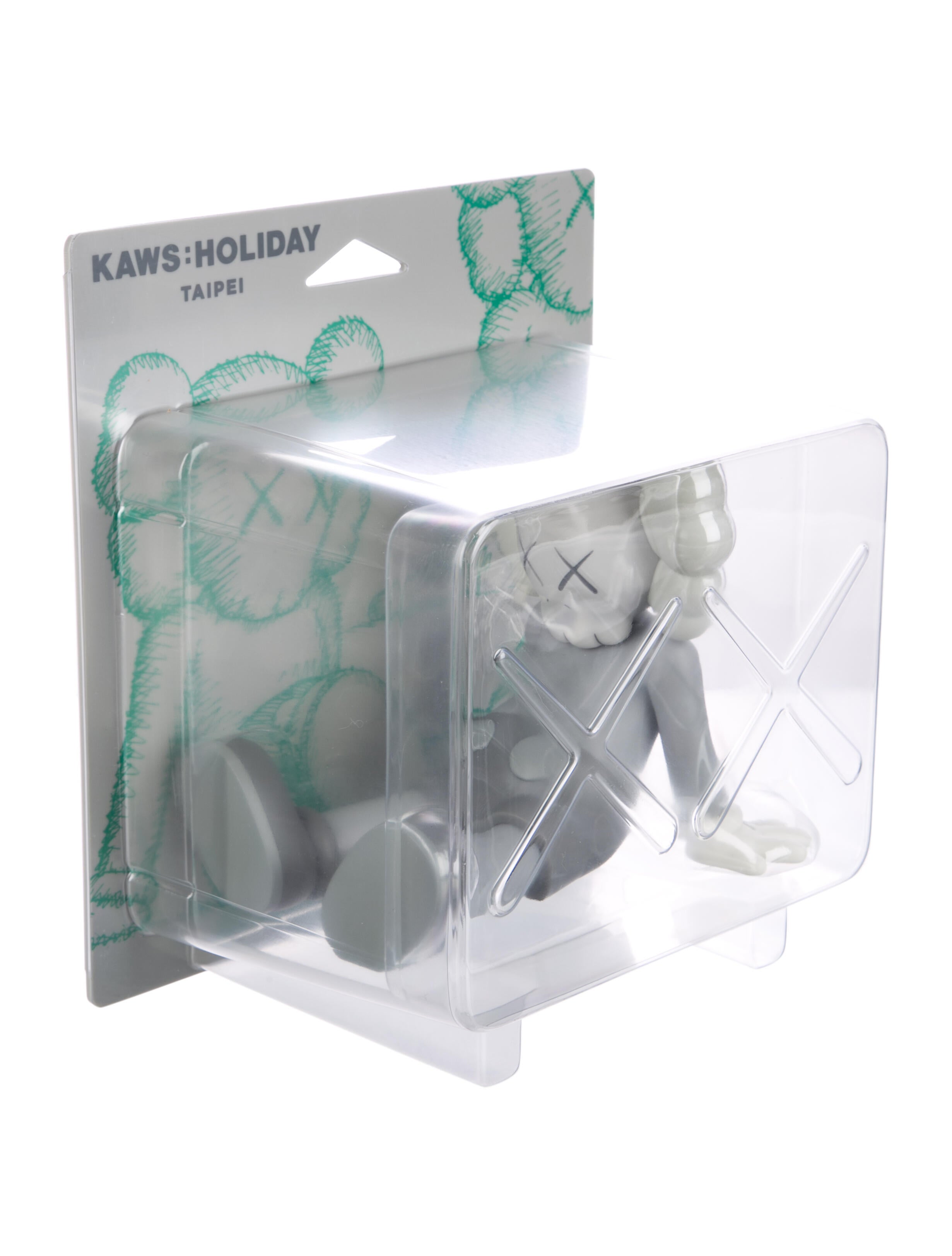 KAWS : Holiday Taipei Vinyl Figure - Grey Figures, Collectibles ...