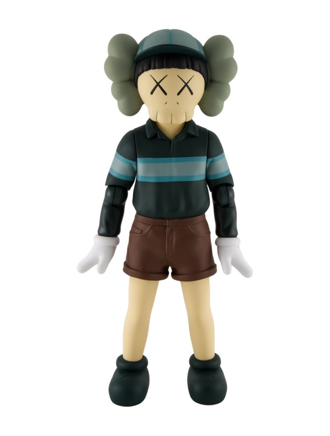 KAWS x Squid Games x Netflix Chul-Su Vinyl Figure - Blue Figures ...