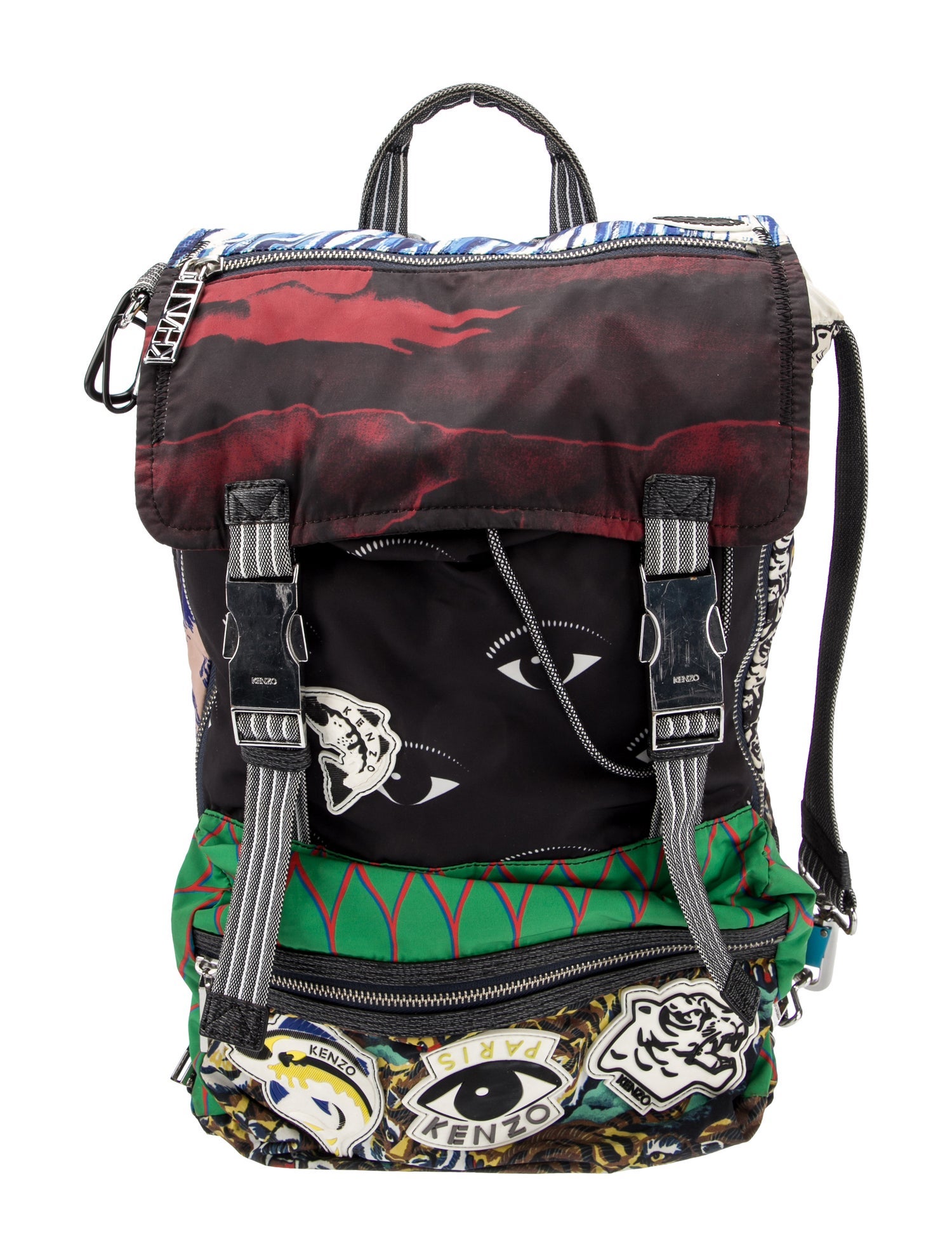 Kenzo Nylon Backpack - Black Backpacks, Bags - KEN76002 | The RealReal