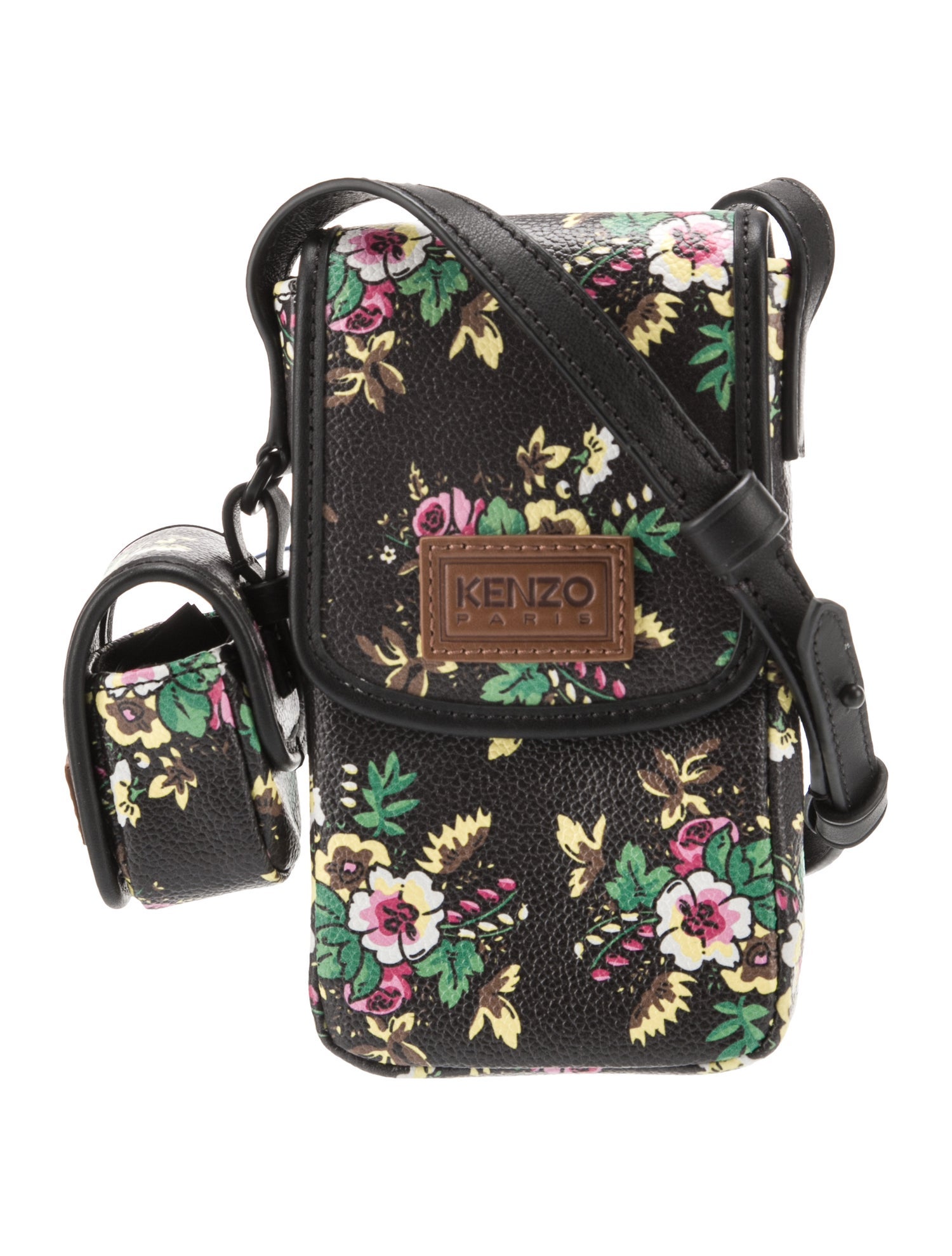 Kenzo Leather Crossbody Bag - Brown Crossbody Bags, Handbags - KEN76942 ...