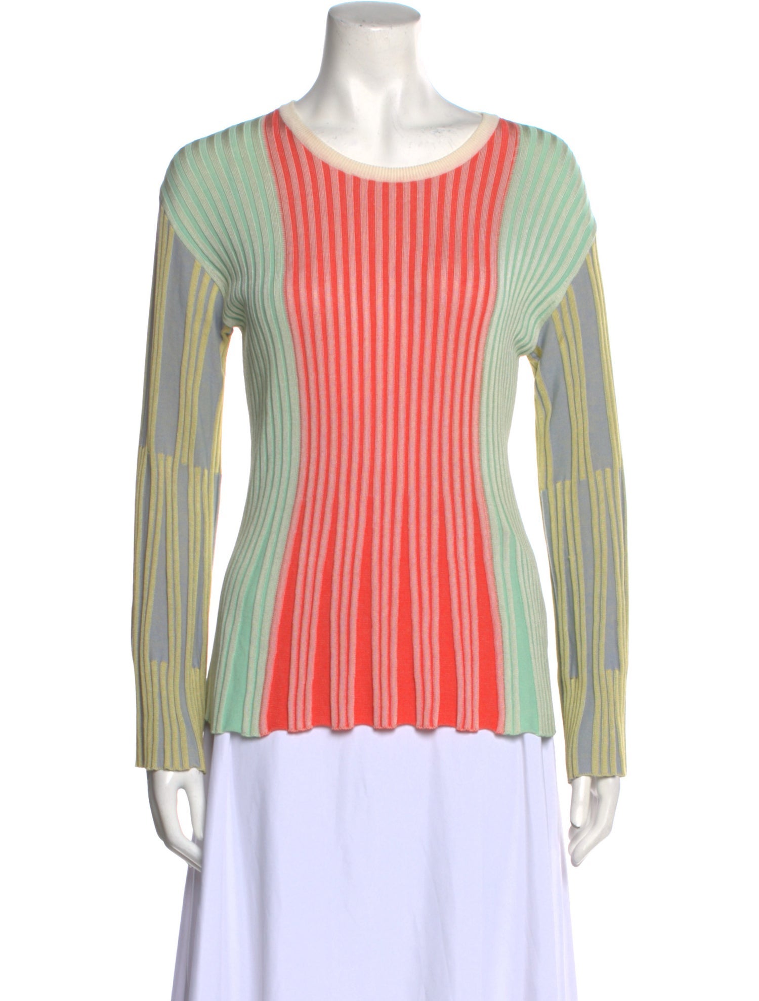 Kenzo Striped Scoop Neck Top - Red Tops, Clothing - KEN77935 | The RealReal