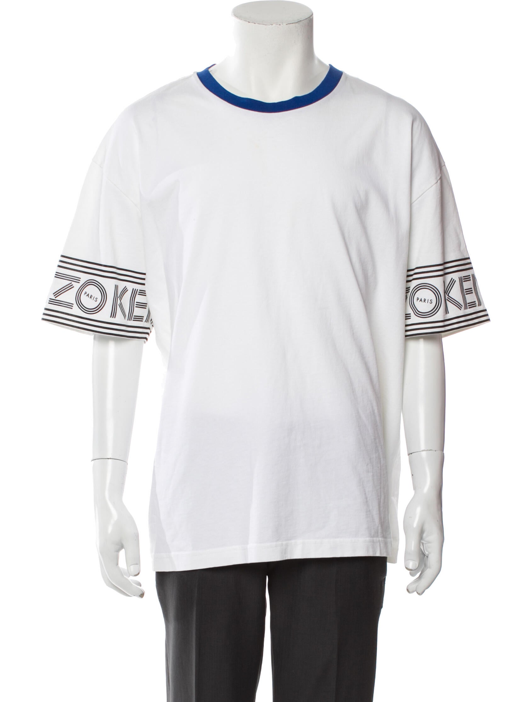 Kenzo Graphic Print Crew Neck T-Shirt - White T-Shirts, Clothing ...