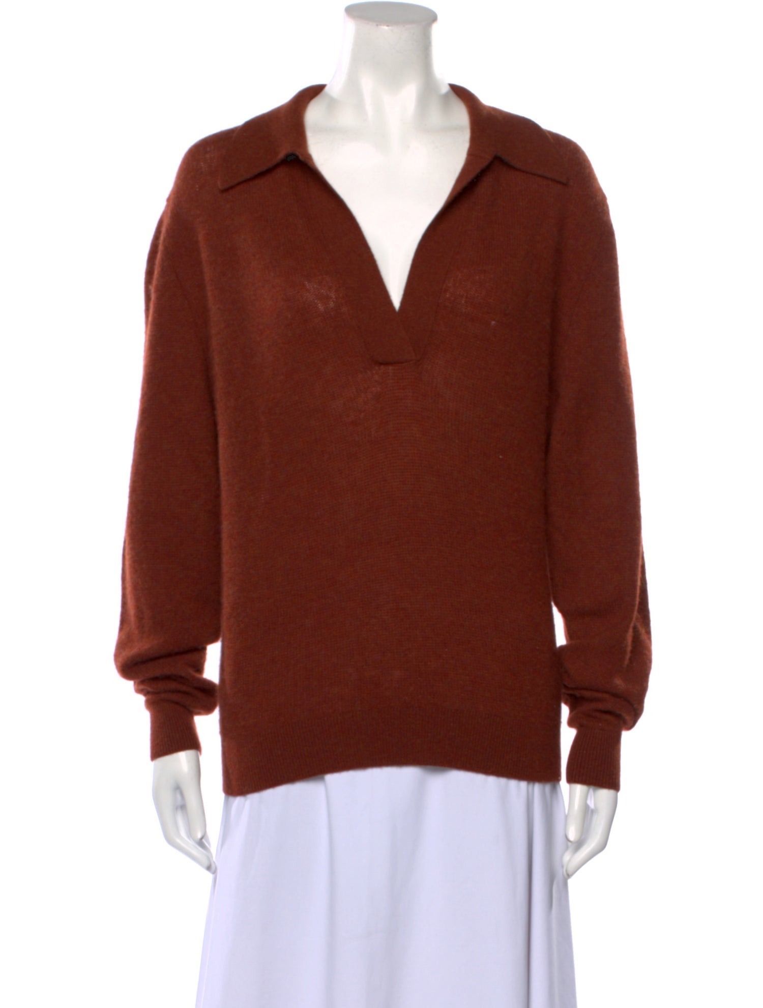 Celine Cashmere Turtleneck Sweater w/ Tags - Neutrals Knitwear ...