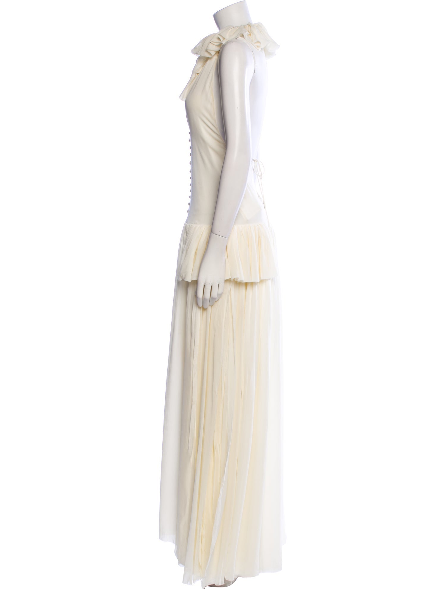 Christian Dior Vintage Long Dress - Blue Dresses, Clothing - CHR430339 ...
