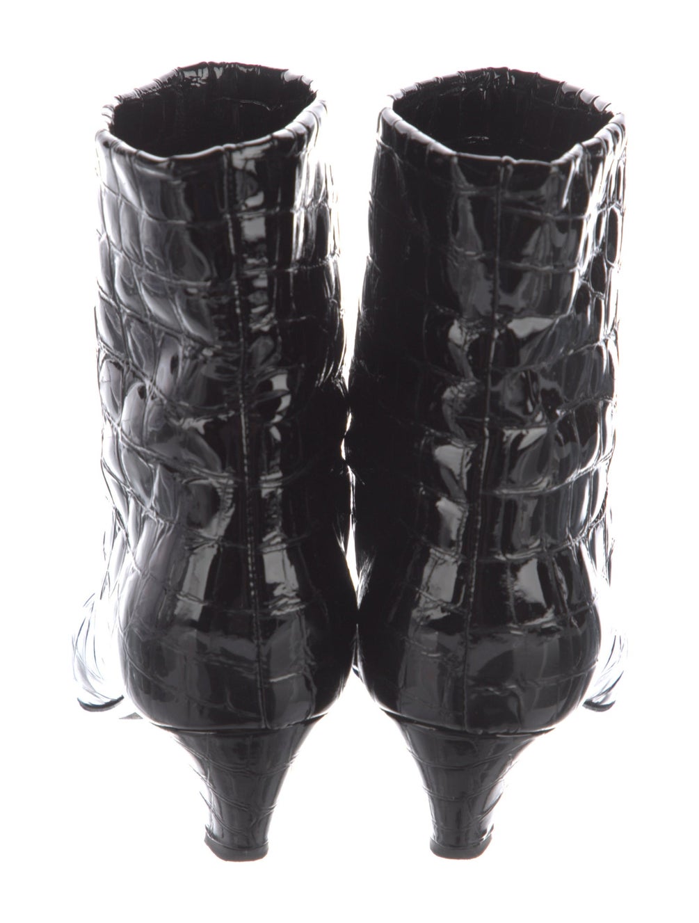 Khaite Embossed Leather Boots - Black Boots, Shoes - KHAIT89958 | The ...