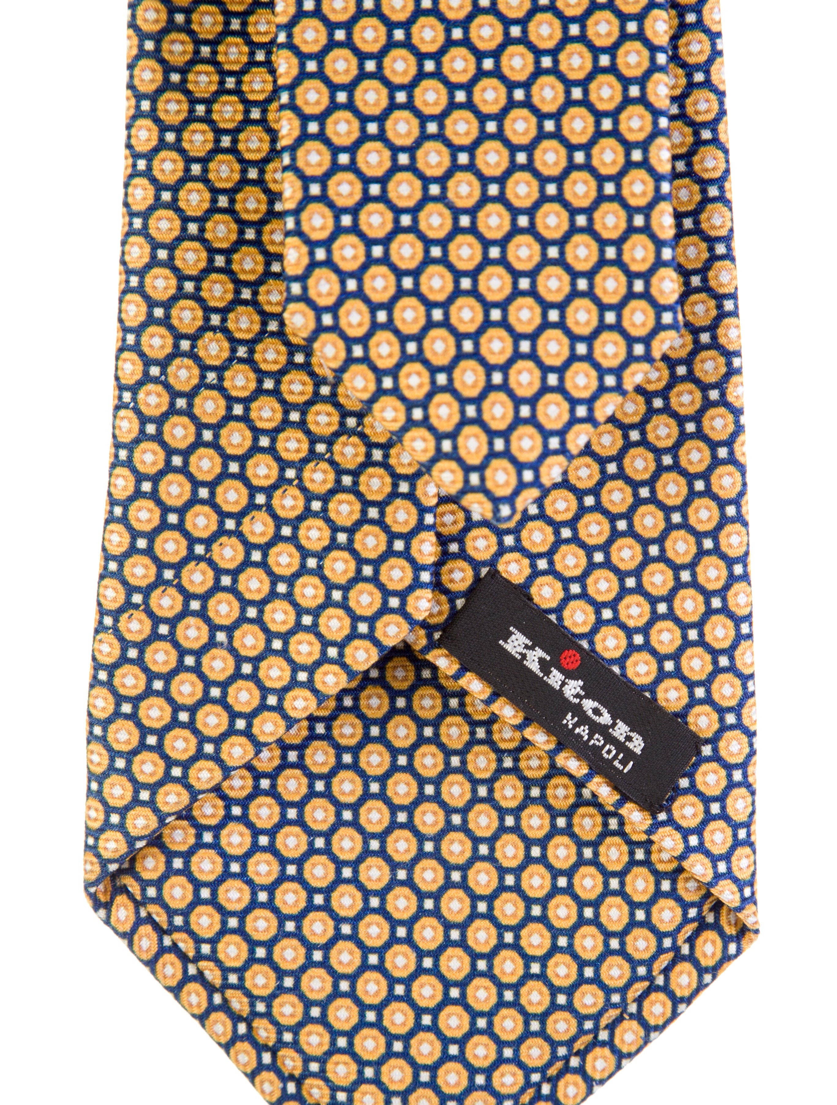 Kiton Paisley Print Silk Tie - Green Ties, Suiting Accessories ...