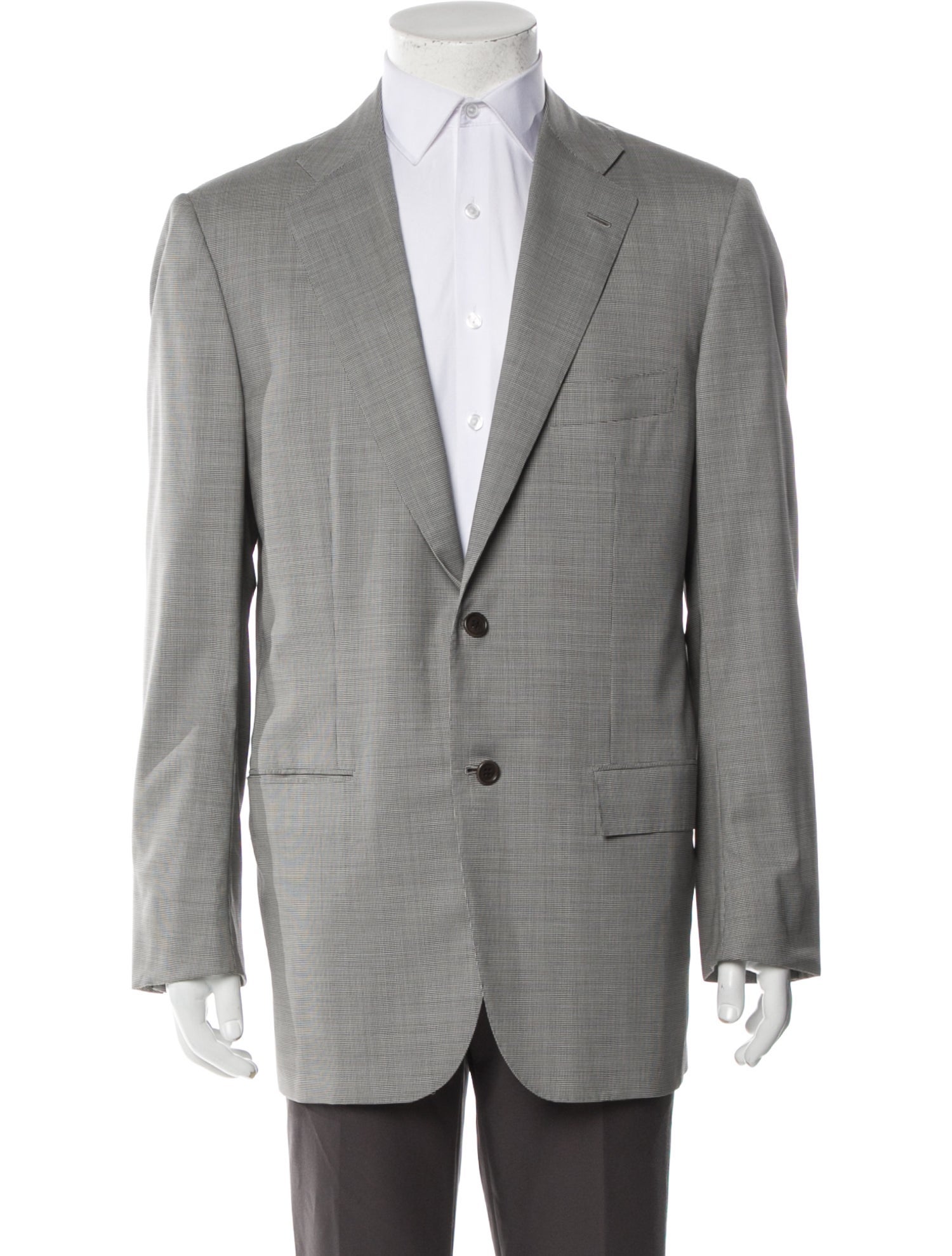Kiton Blazer - Grey Suiting, Clothing - KIT45824 | The RealReal