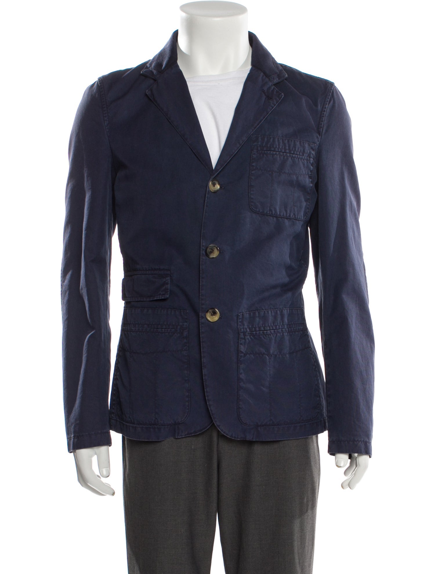 Kiton Denim Jacket - Blue Outerwear, Clothing - KIT46285 | The RealReal