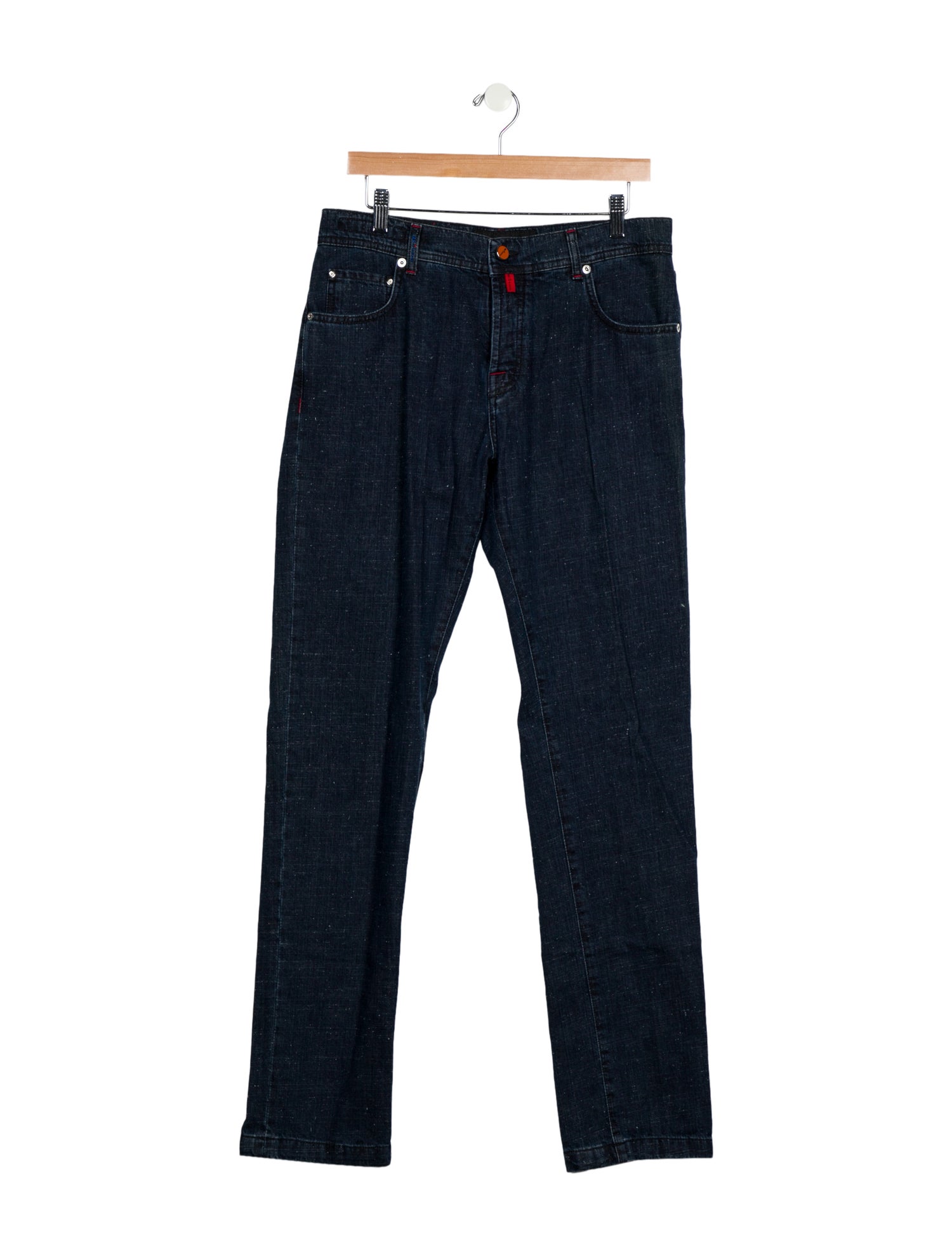 Kiton Skinny Jeans - Blue, 10" Rise Jeans, Clothing - KIT46307 | The ...