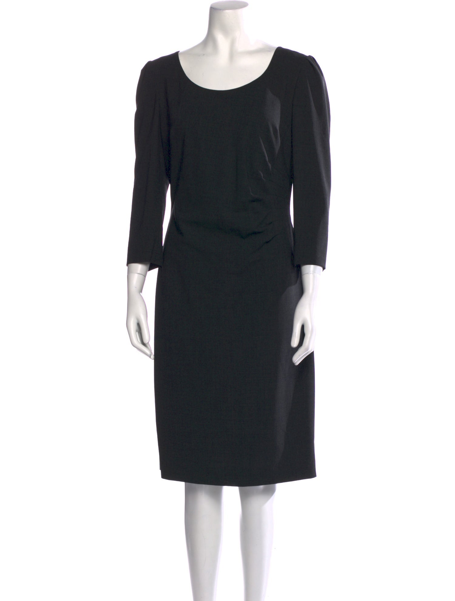 Kiton Bateau Neckline Knee-Length Dress - Grey Dresses, Clothing ...