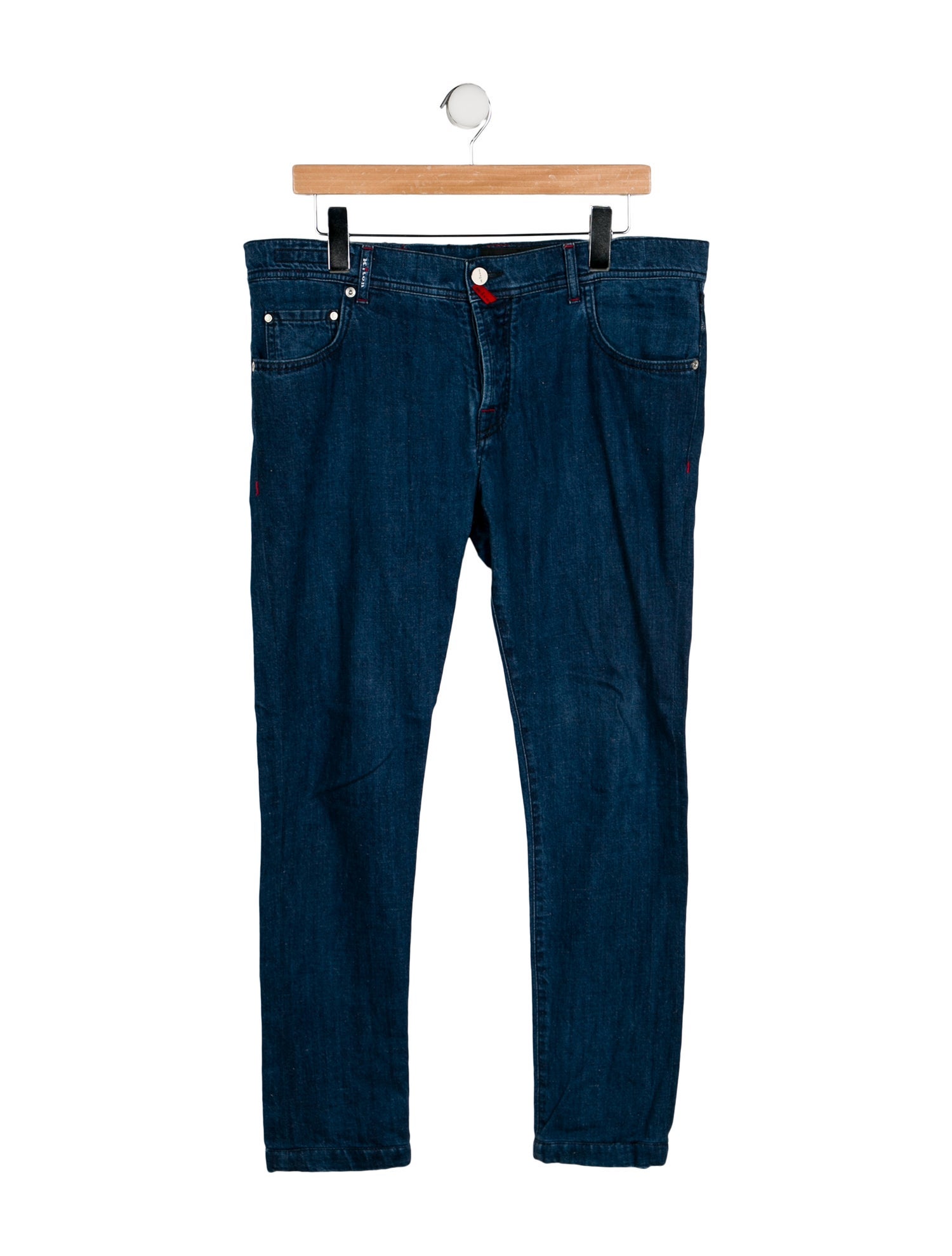 Kiton Skinny Jeans - Blue, 10" Rise Jeans, Clothing - KIT48958 | The ...