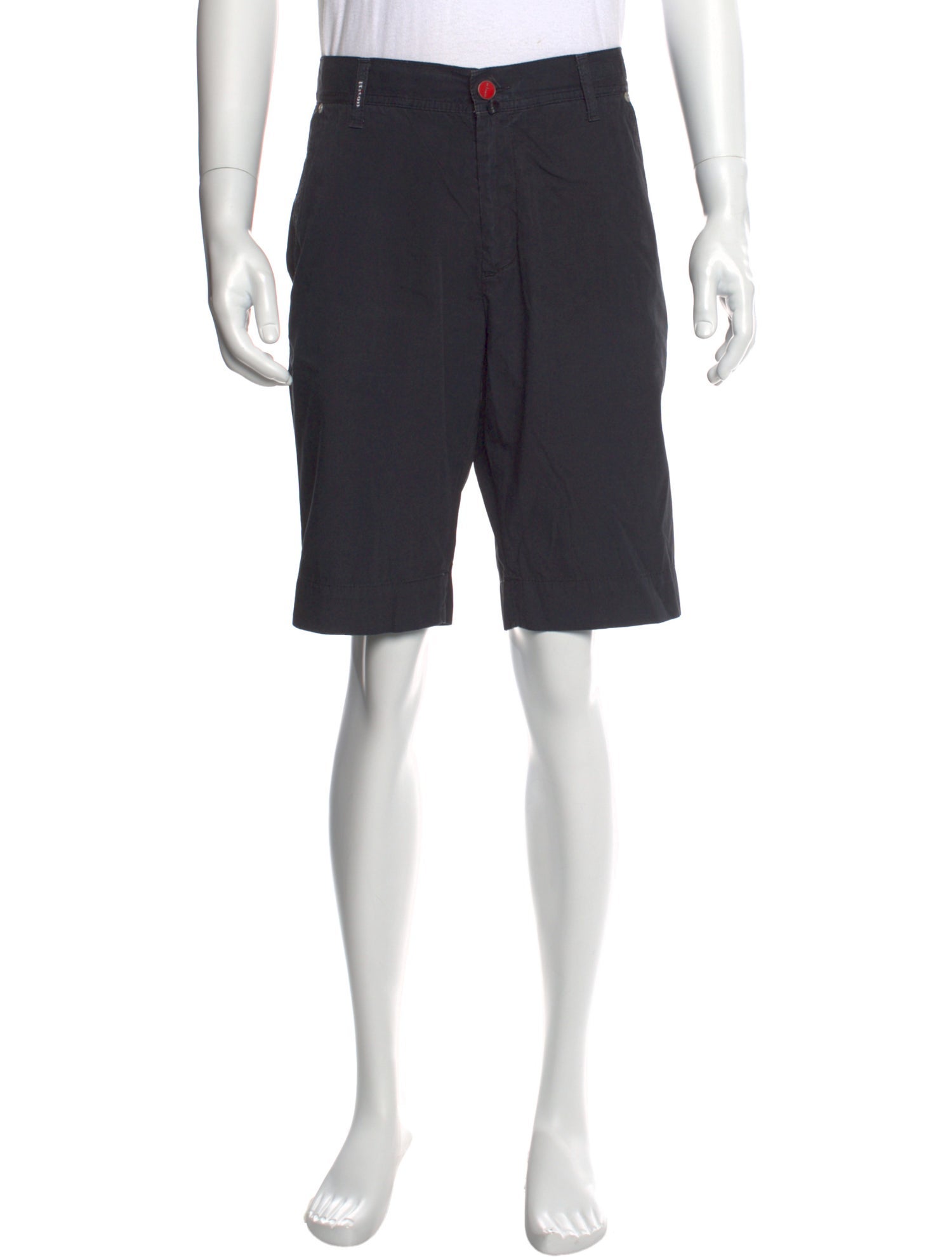 Kiton Flat Front Shorts - Black Shorts, Clothing - KIT49019 | The RealReal