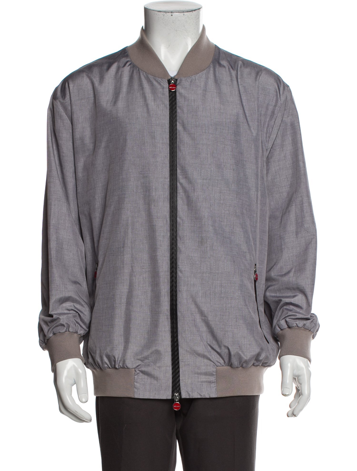 Kiton Bomber Jacket - Grey Outerwear, Clothing - KIT50731 | The RealReal