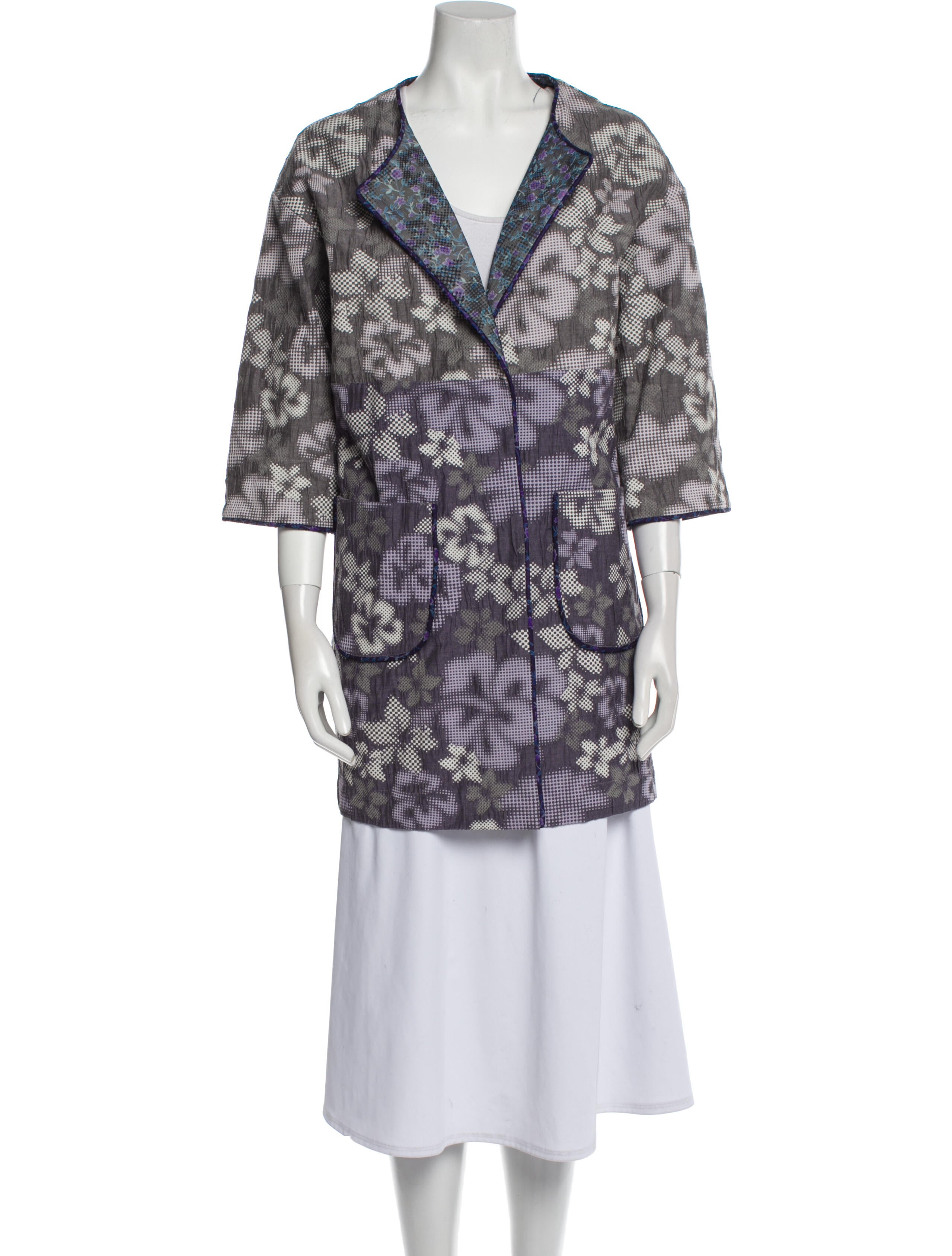 Koos Van Den Akker Vintage 1980's Coat - Purple Coats, Clothing ...