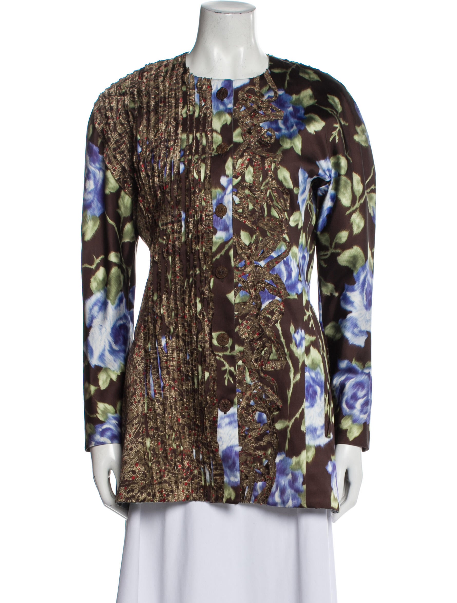 Koos Van Den Akker Vintage 1980's Evening Jacket - Brown Jackets ...