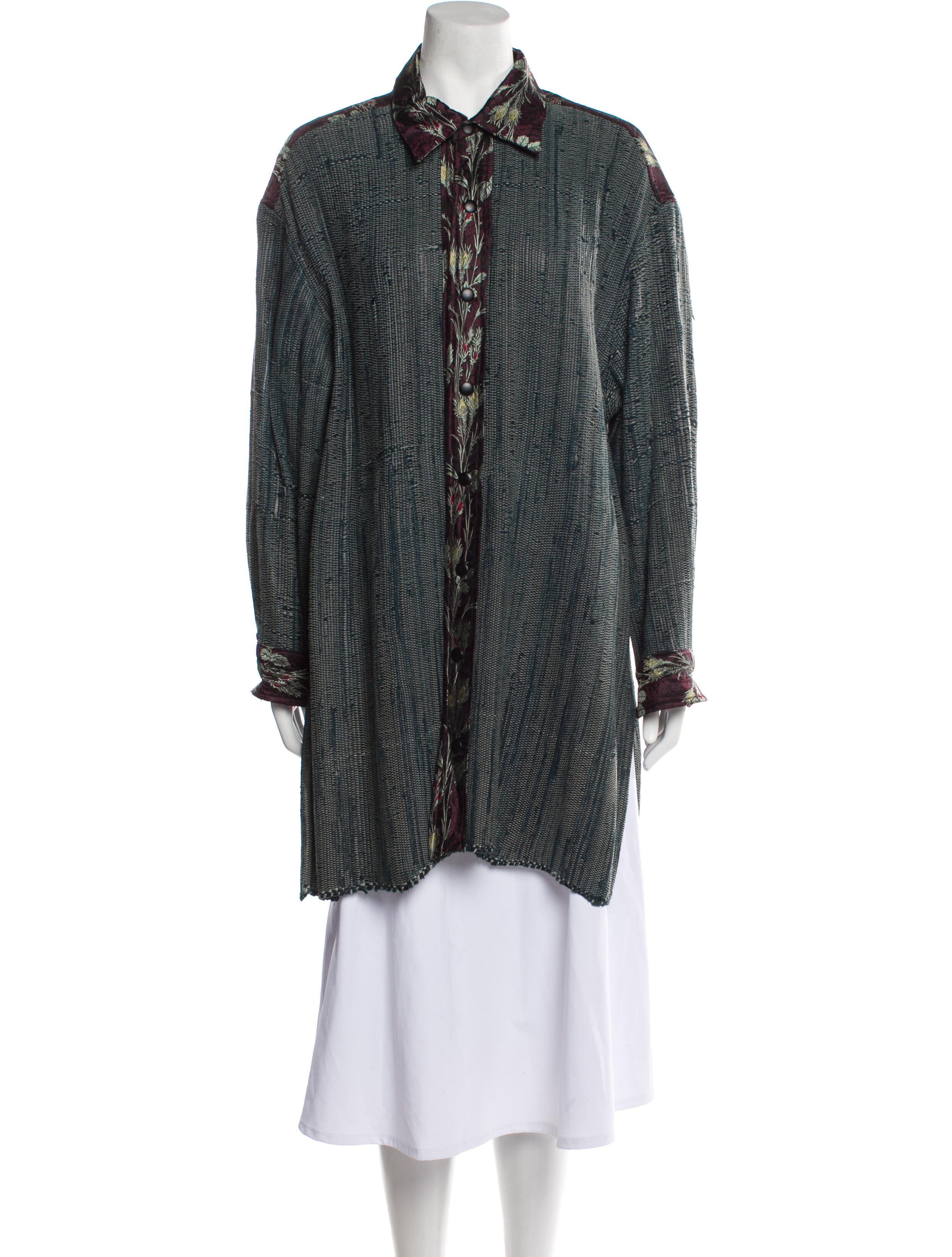 Koos Van Den Akker Vintage 1980's Coat - Green Coats, Clothing ...