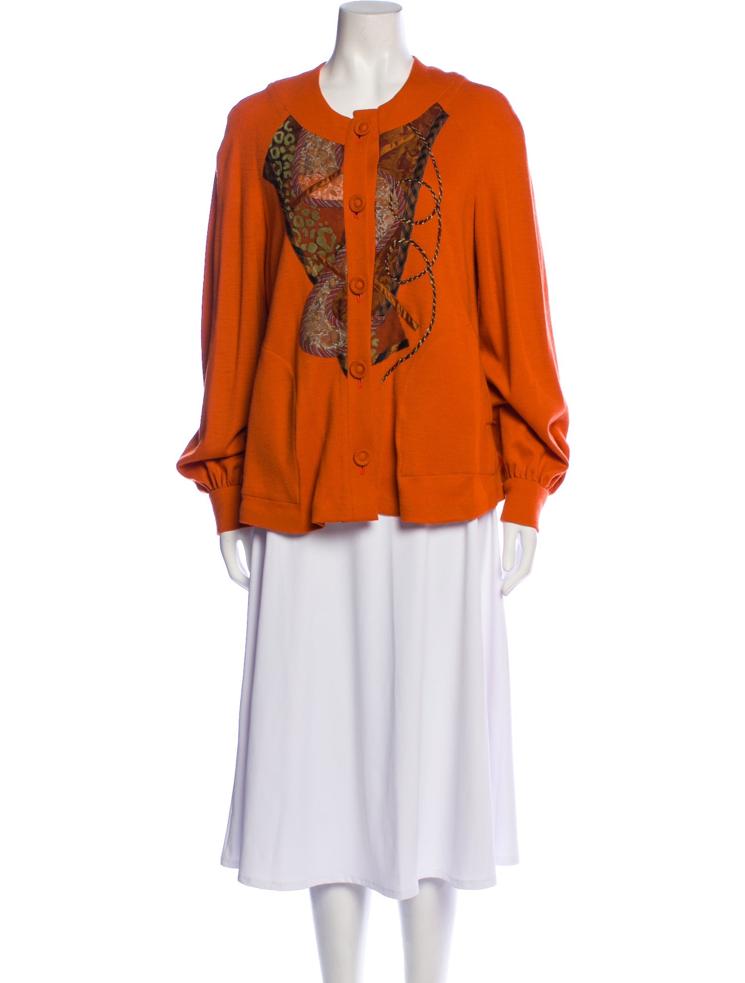 Koos Van Den Akker Vintage 1980's Evening Jacket - Orange Jackets ...