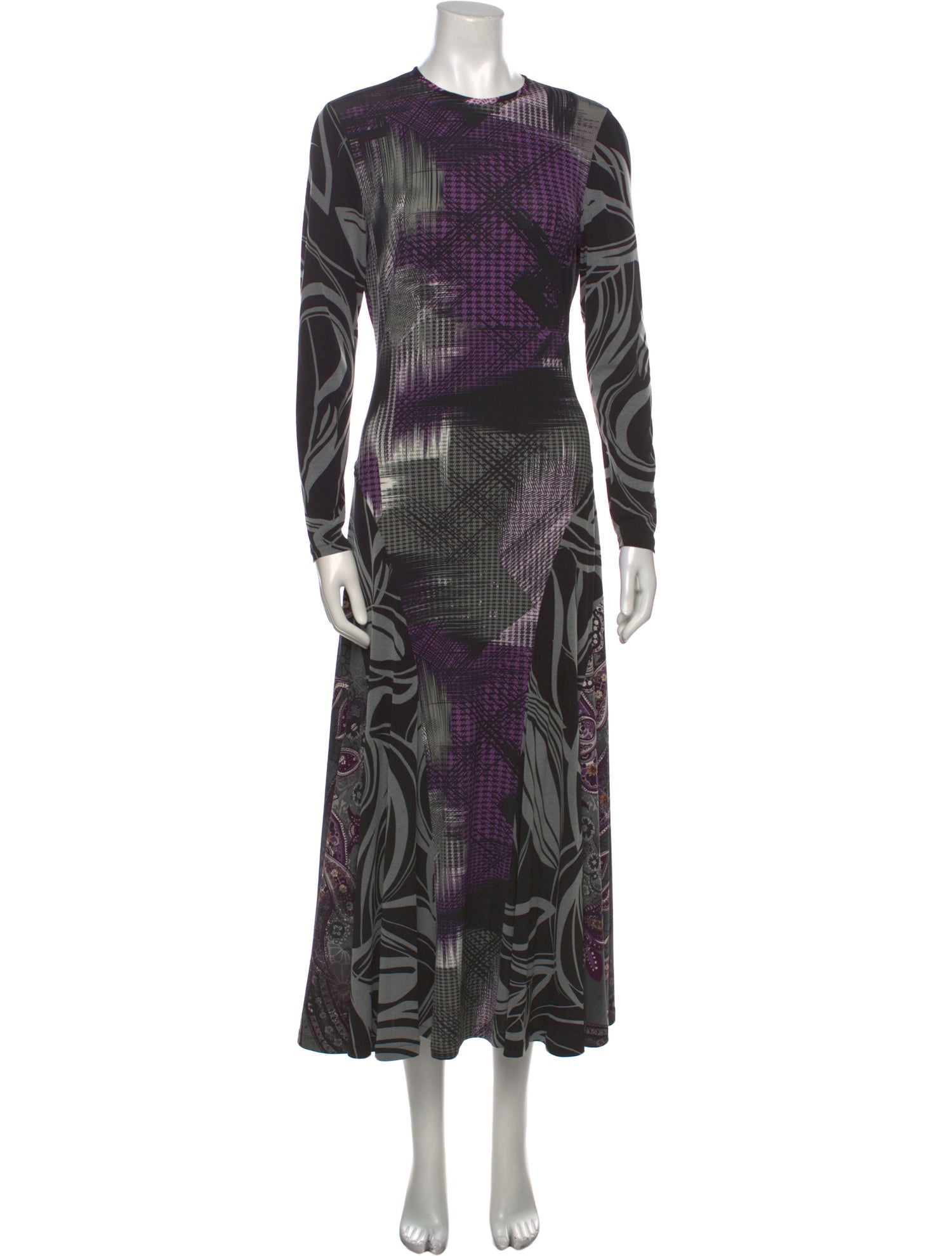 Koos Van Den Akker Vintage Long Dress - Purple Dresses, Clothing ...