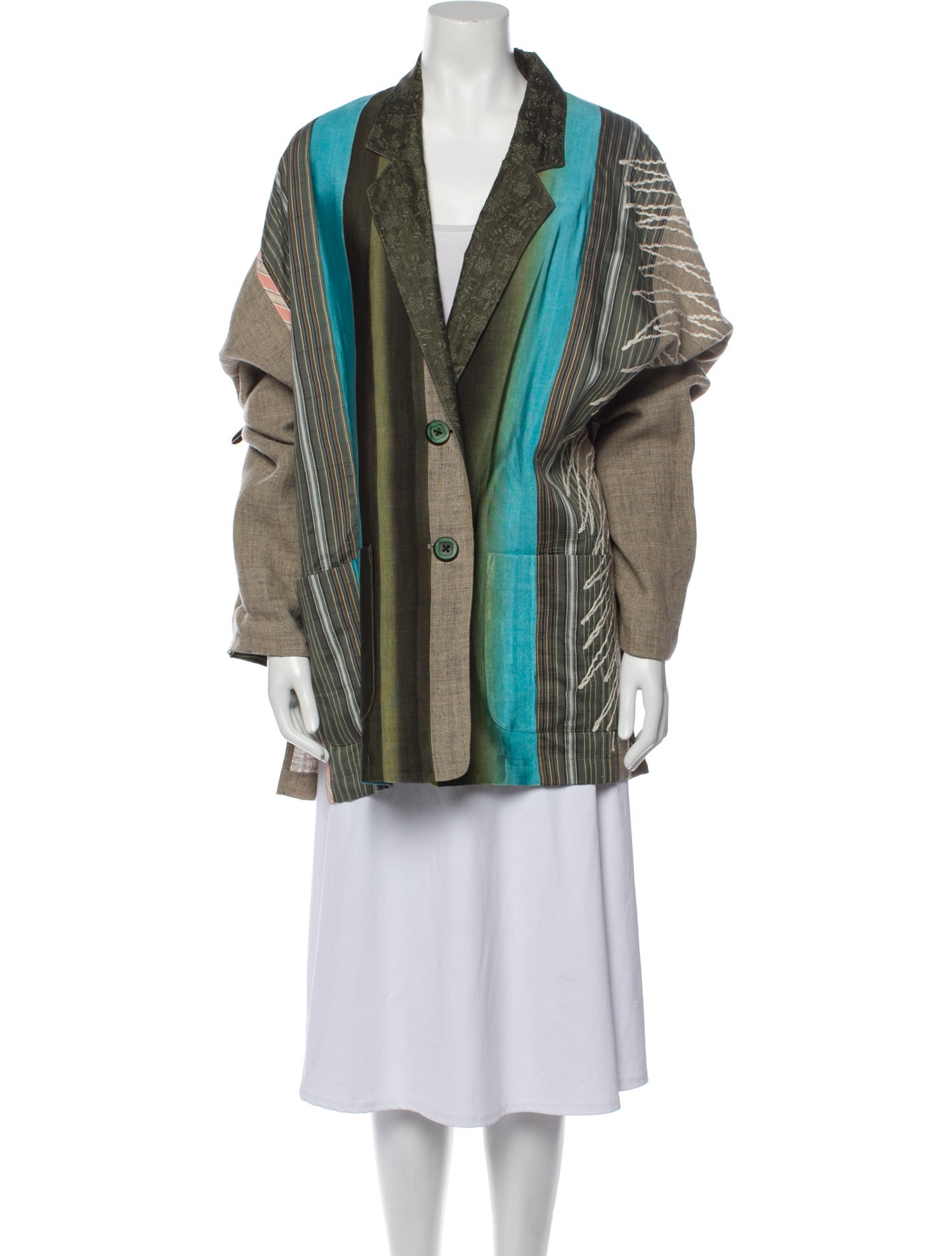 Koos Van Den Akker Vintage 1980's Coat - Neutrals Coats, Clothing ...