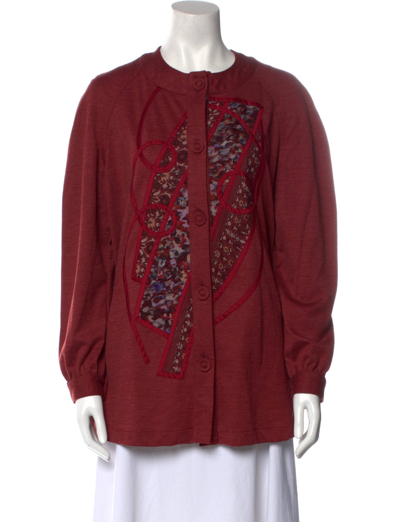 Koos Van Den Akker Vintage 1980's Tunic - Burgundy Tops, Clothing ...
