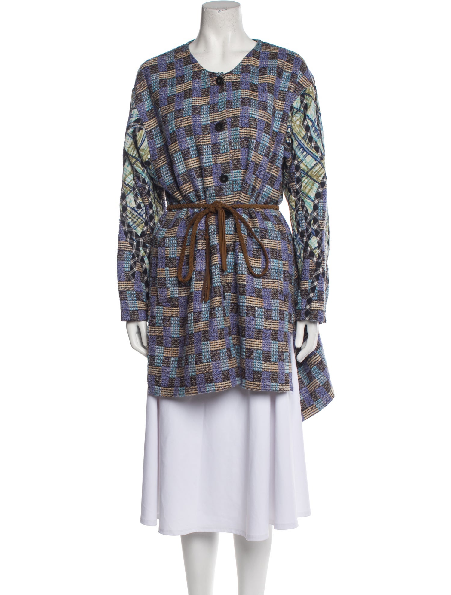 Koos Van Den Akker Vintage 1980's Evening Jacket - Blue Jackets ...