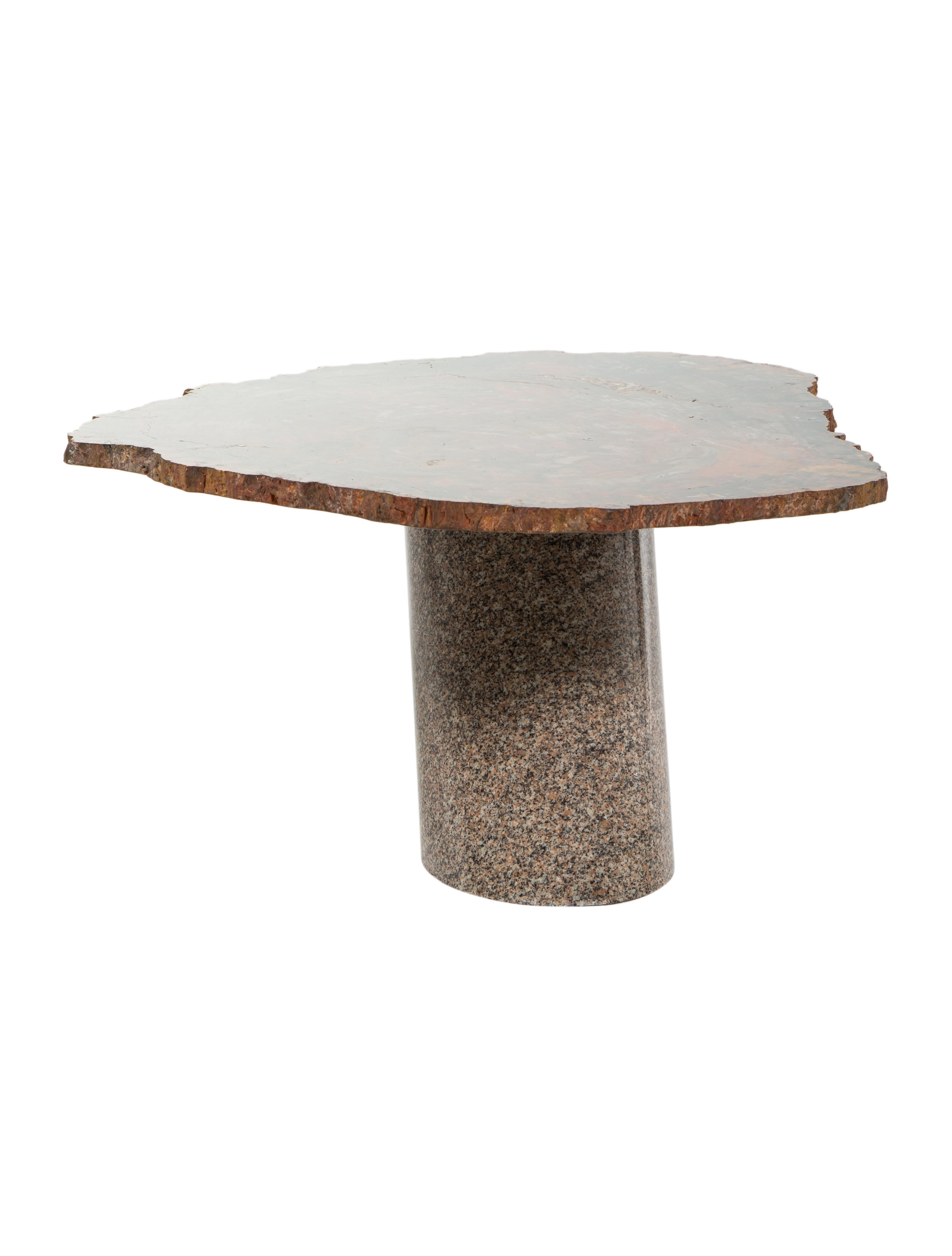Karl Springer Petrified Wood Side Table - Black, 1 pieces Tables ...