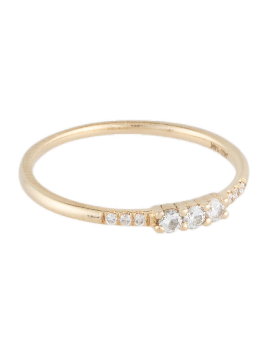 Jennie Kwon Designs 14K Diamond Equilibrium Ring - 14K Yellow Gold Band ...