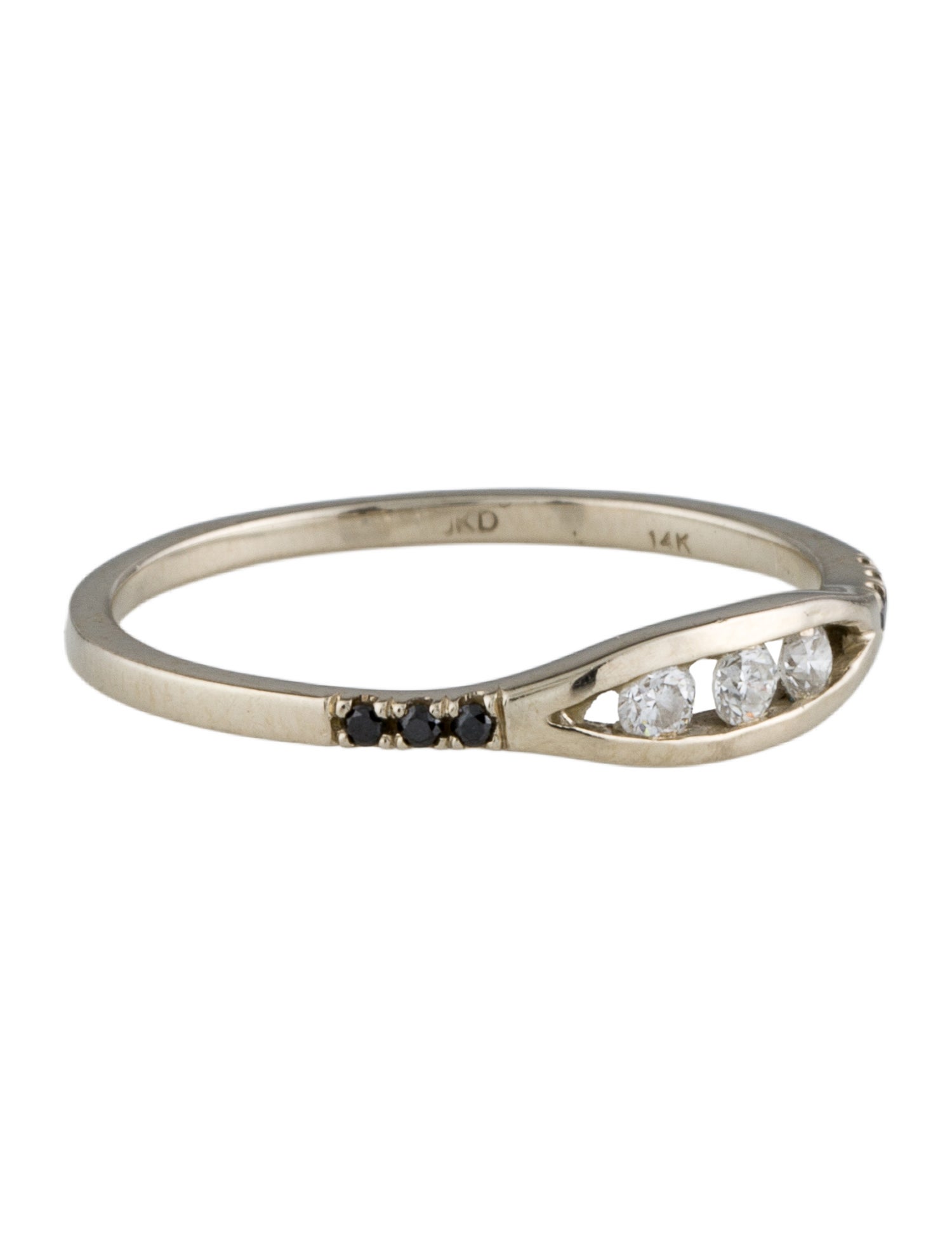 Jennie Kwon Designs 14K Diamond Float Ring - 14K White Gold Band, Rings ...
