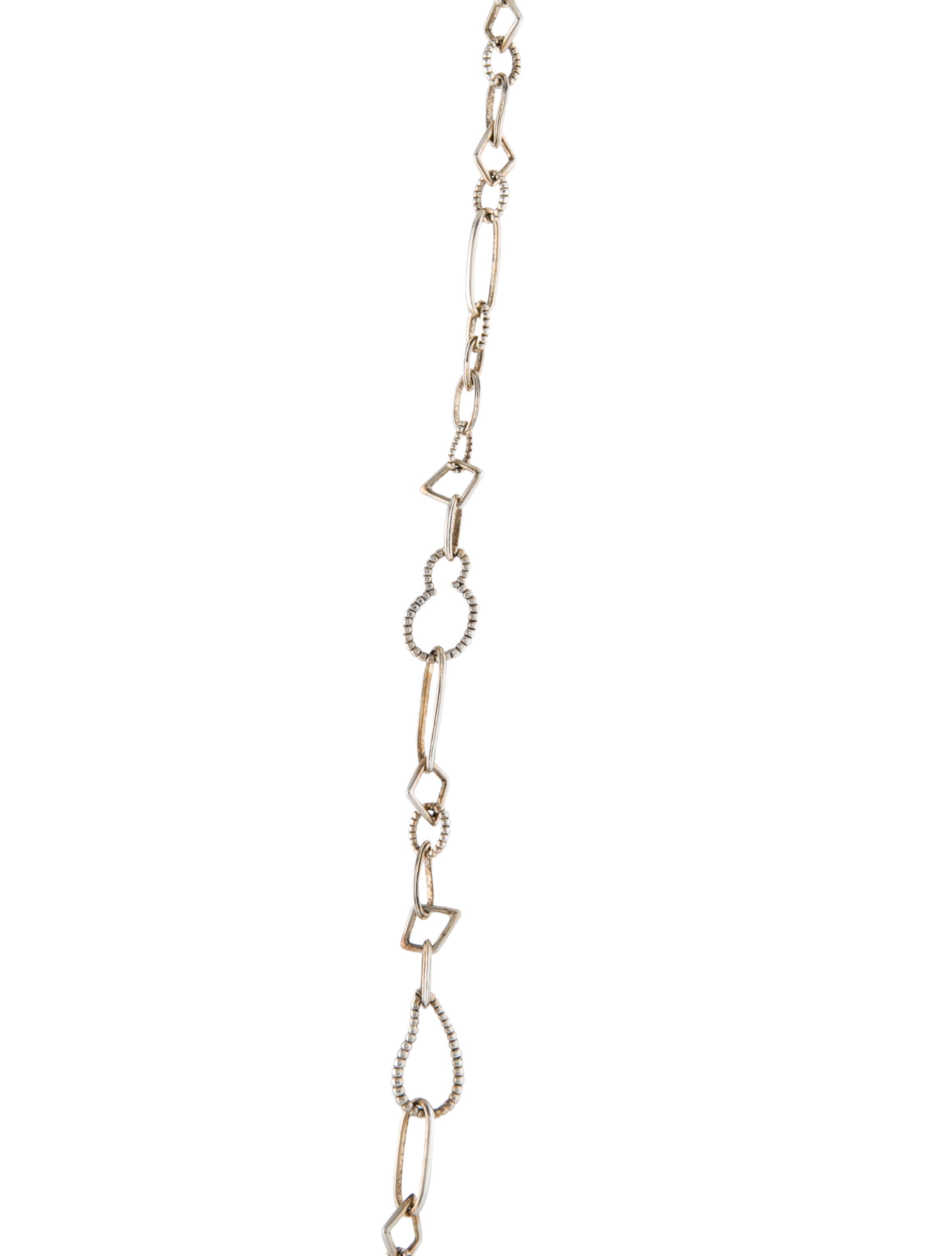 Lagos Multi-Link Station Chain Necklace - Sterling Silver Chain ...
