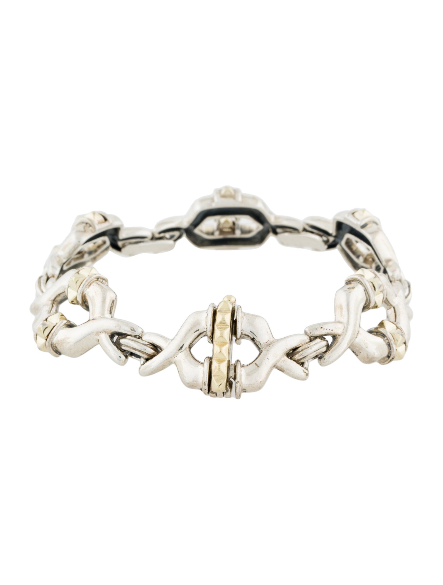 Christian Dior Vintage CD Link Bracelet - Gold-Plated Link, Bracelets ...