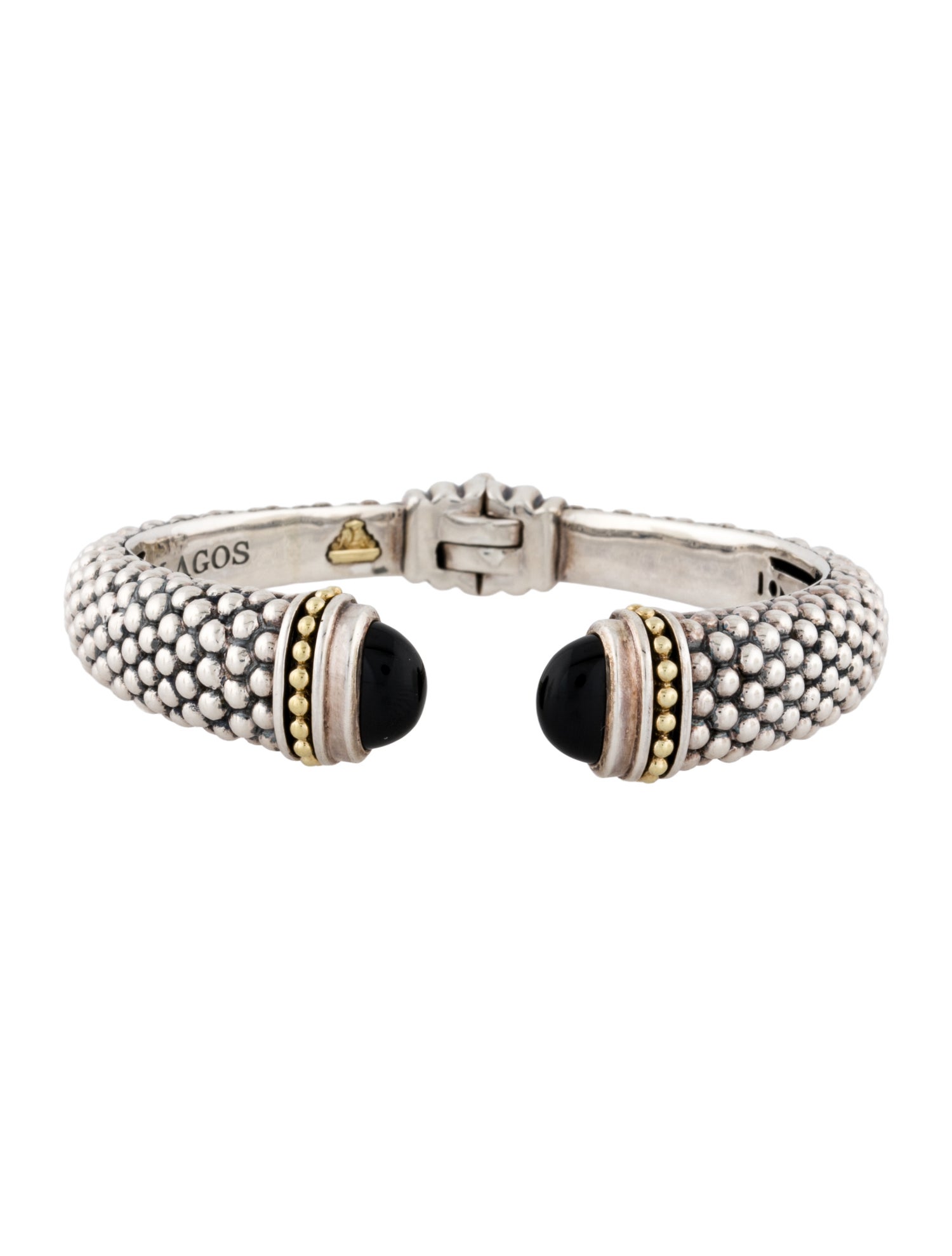 David Yurman Pearl Large Hinged Cable Cuff - 14K Yellow Gold Cuff ...