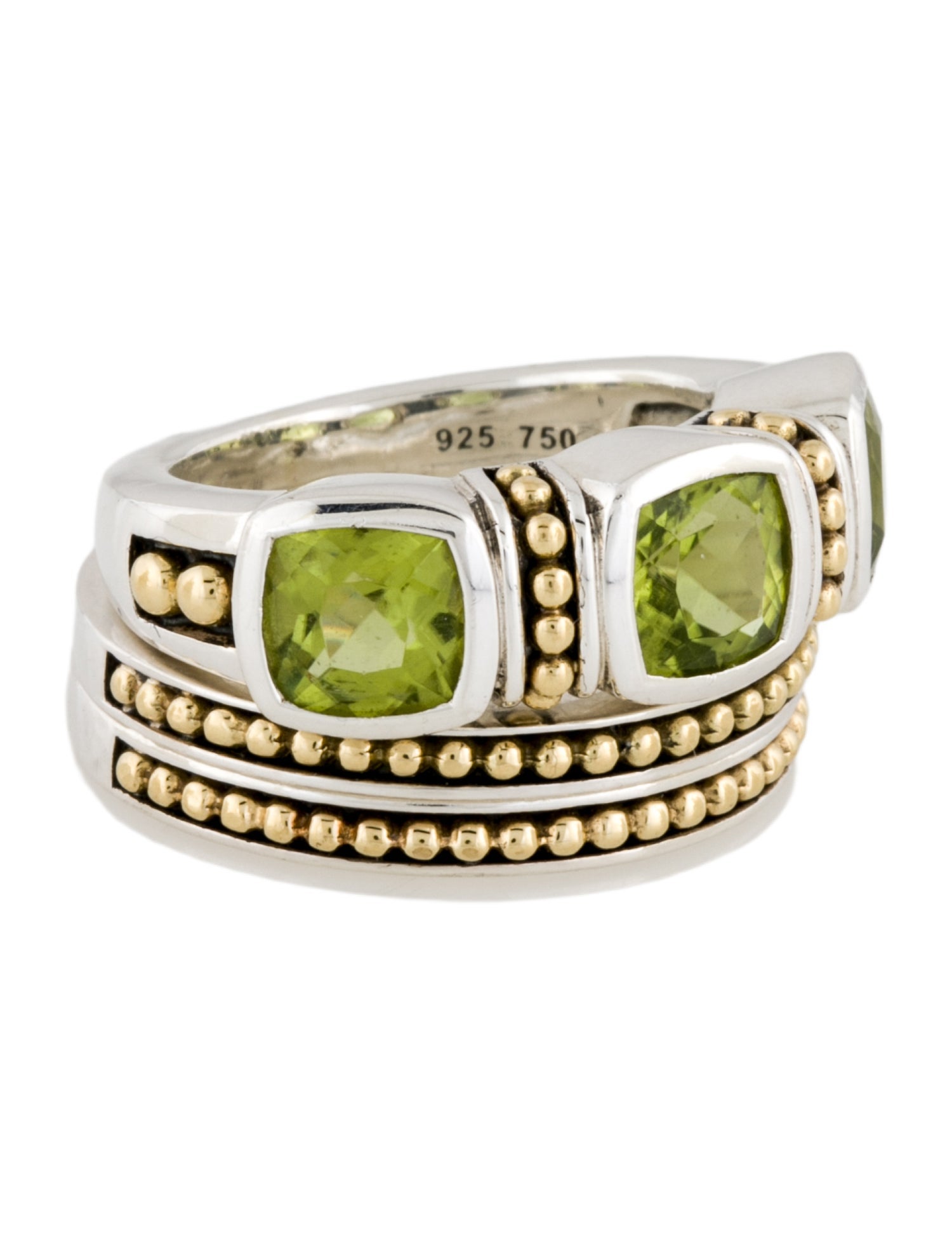 Ring 14K Diamond Band Set of 2 - 14K White Gold Band, Rings ...