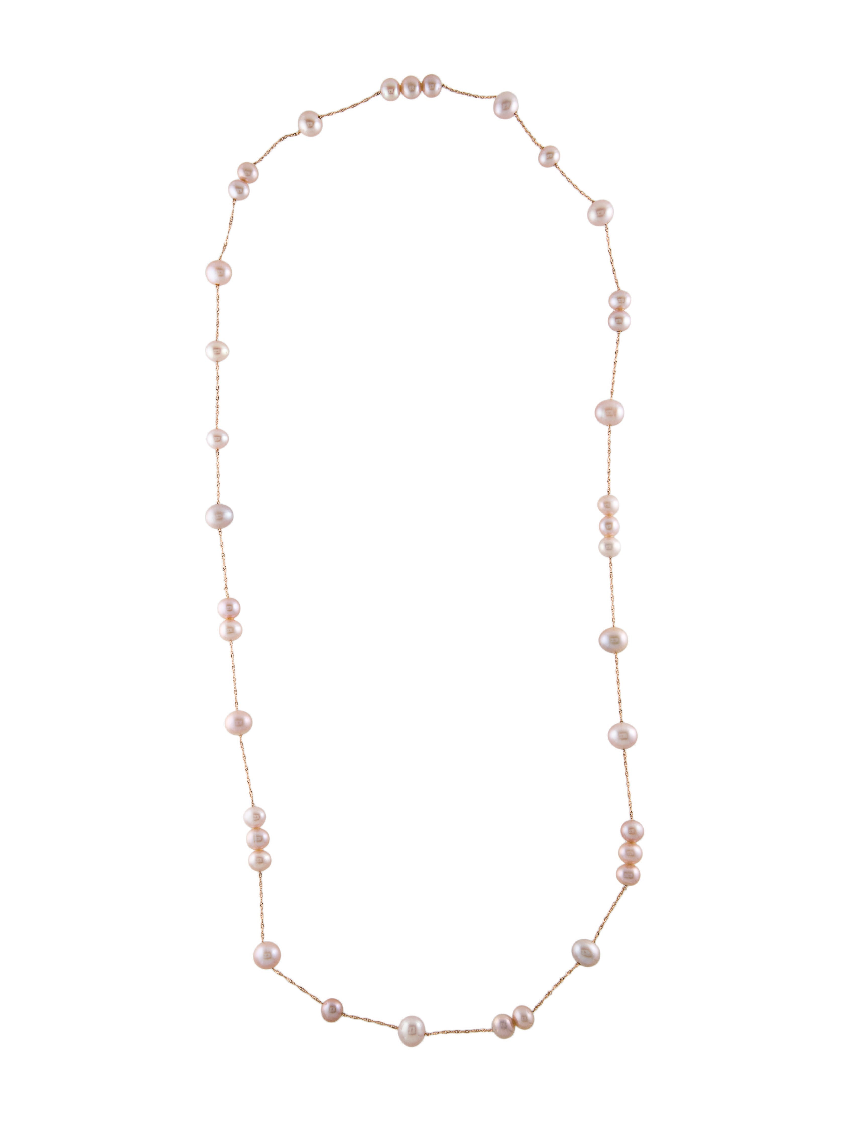 Margo Morrison Pearl Station Necklace - Station, Necklaces - WMARG20503 ...