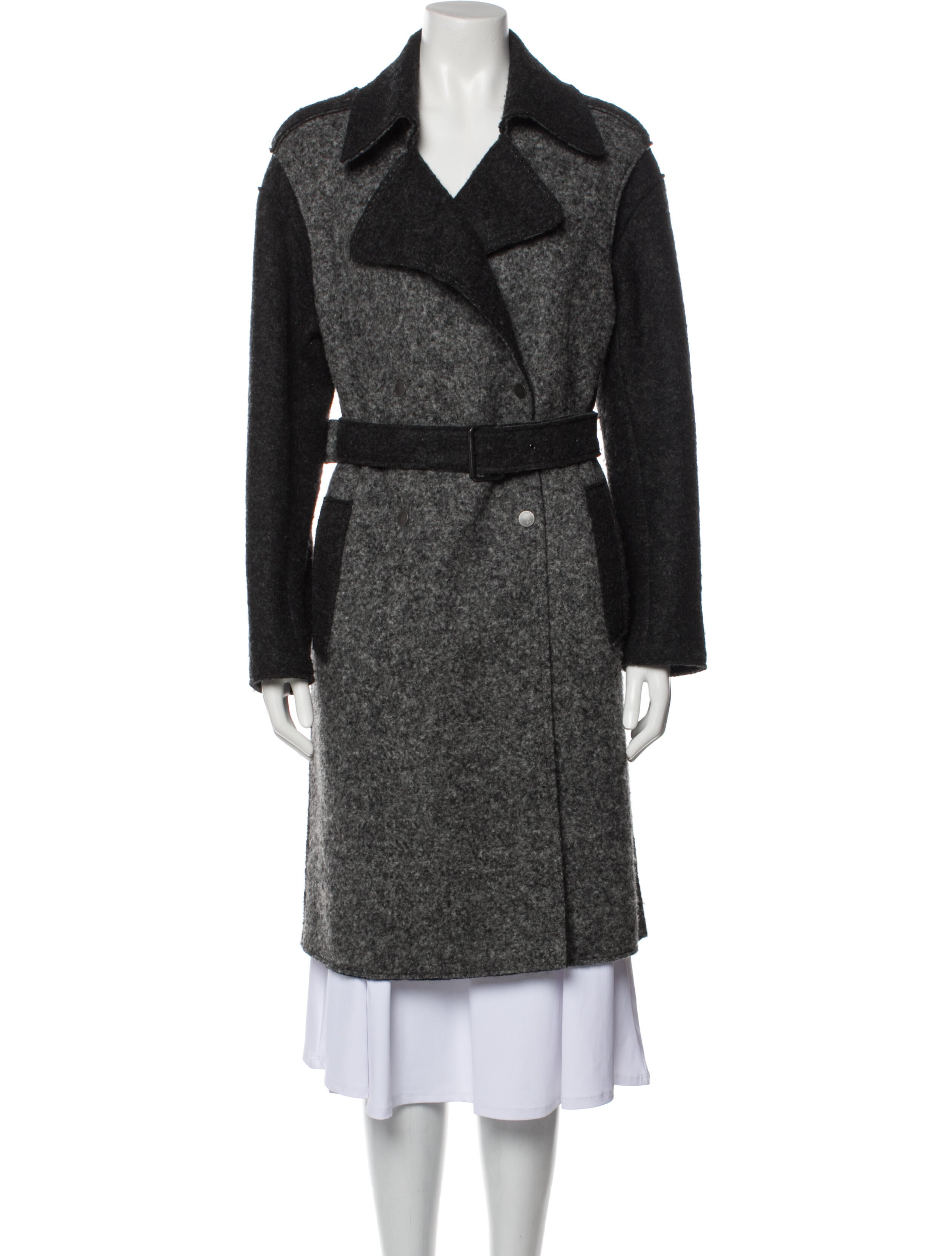 Lanvin Trench Coat - Grey Coats, Clothing - LAN174831 | The RealReal