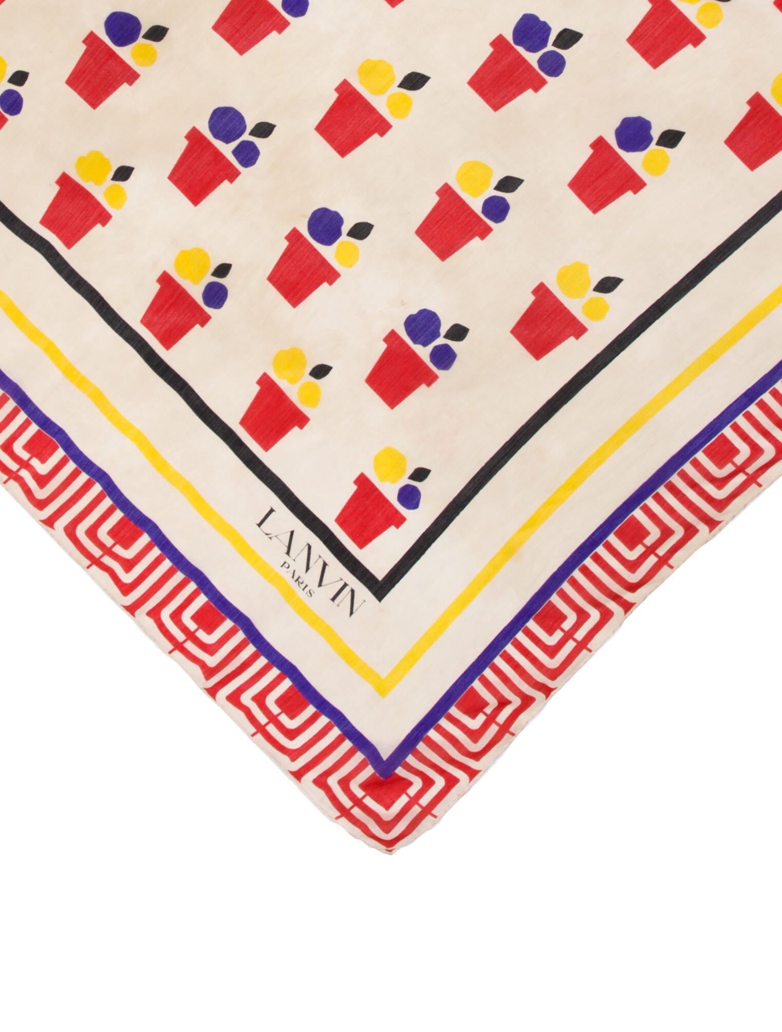 Lanvin Heart Print Scarf - Black Scarves and Shawls, Accessories ...