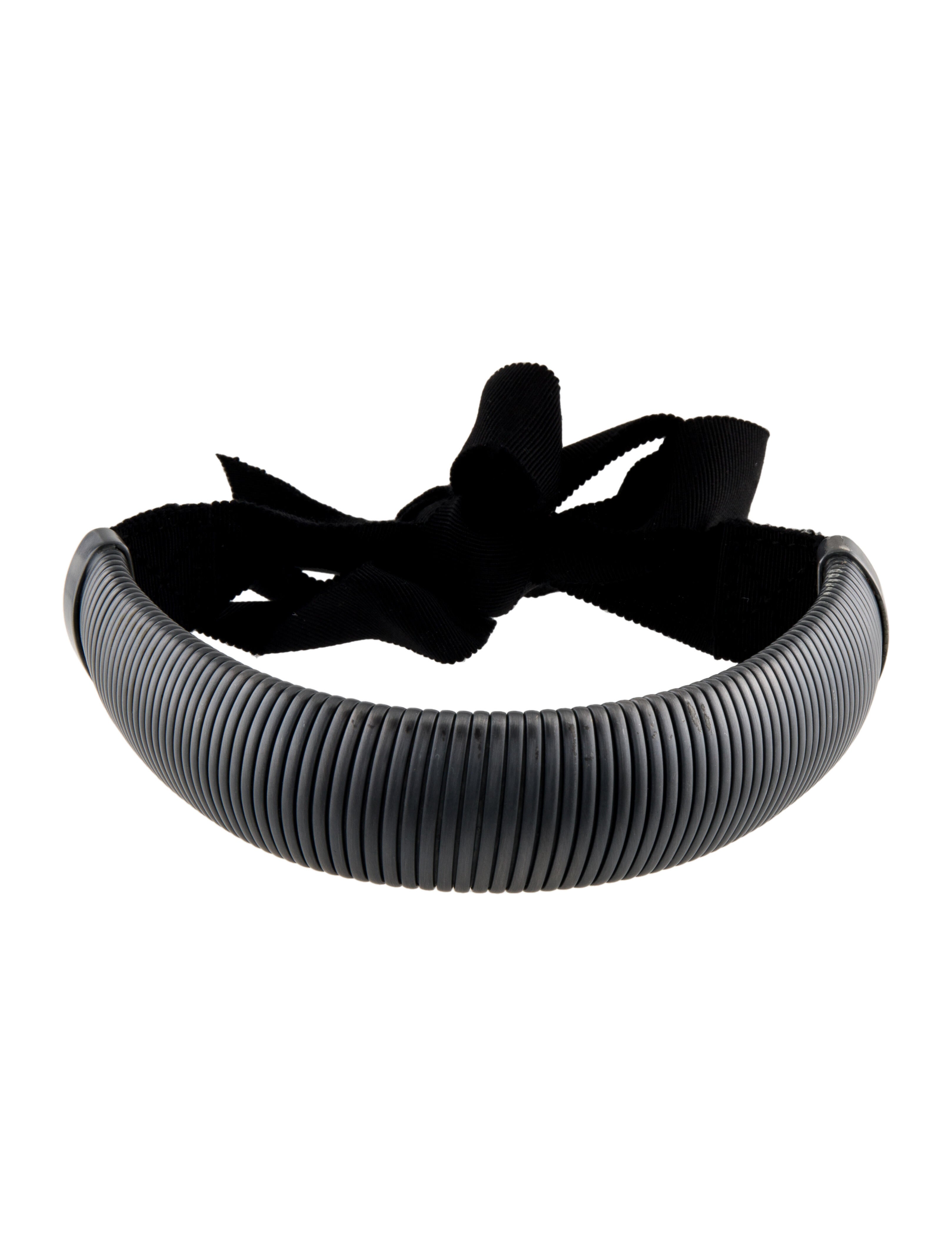 Lanvin Flexible Collar Necklace - Silver-Tone Metal Collar, Necklaces ...